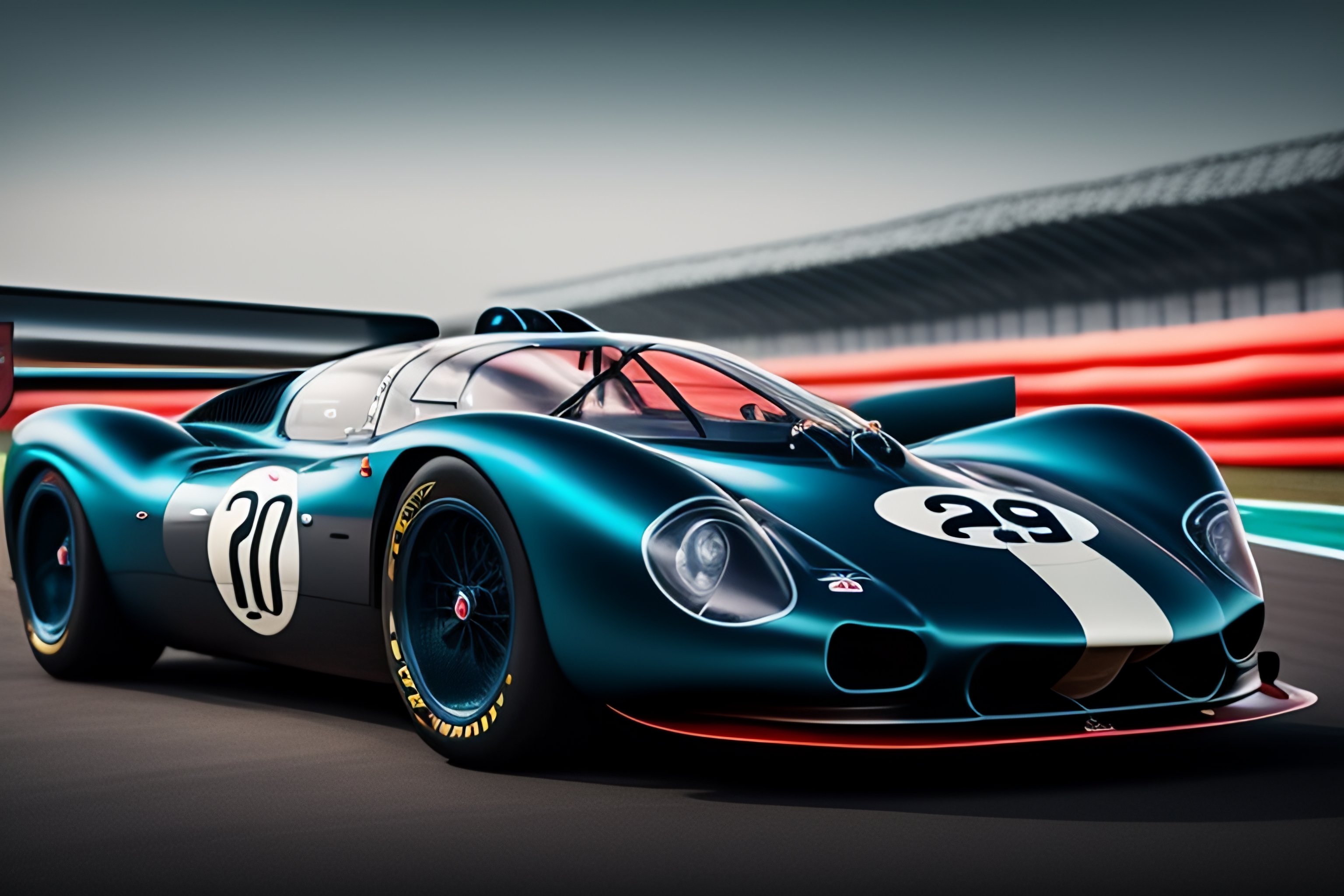 Lexica - A 1966 Bugatti Chiron prototype race car at le mans
