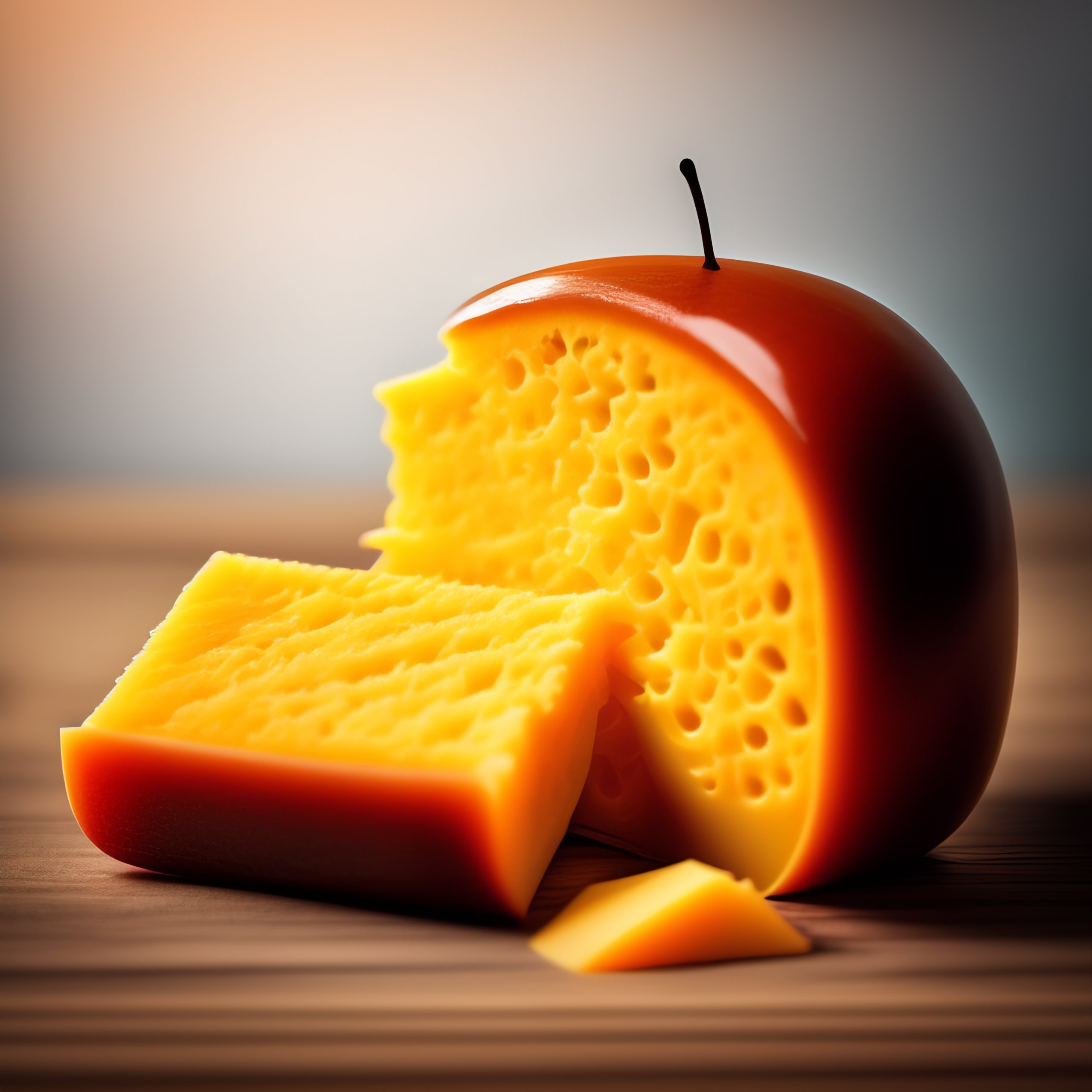 Lexica - Flowing cheddar cheese, sharp focus, illustration,
