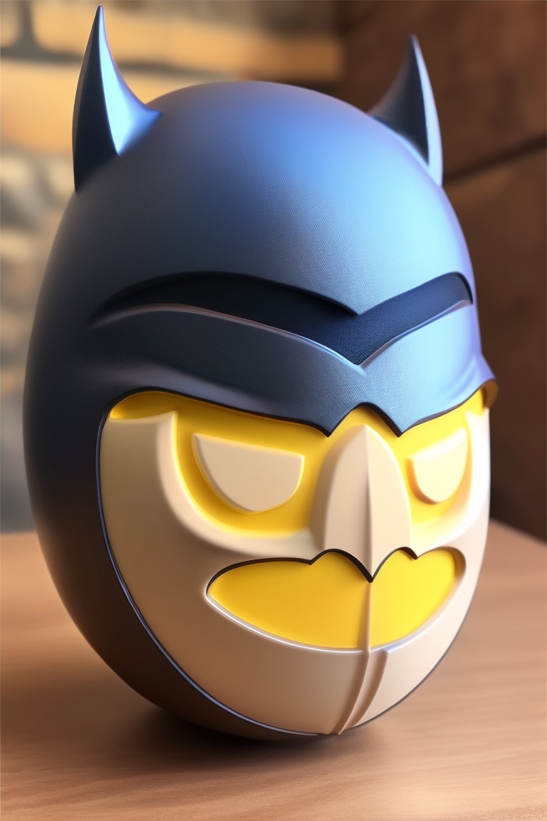 Lexica - Batman face ball, non Batman body shape, ball shape, full ball ...