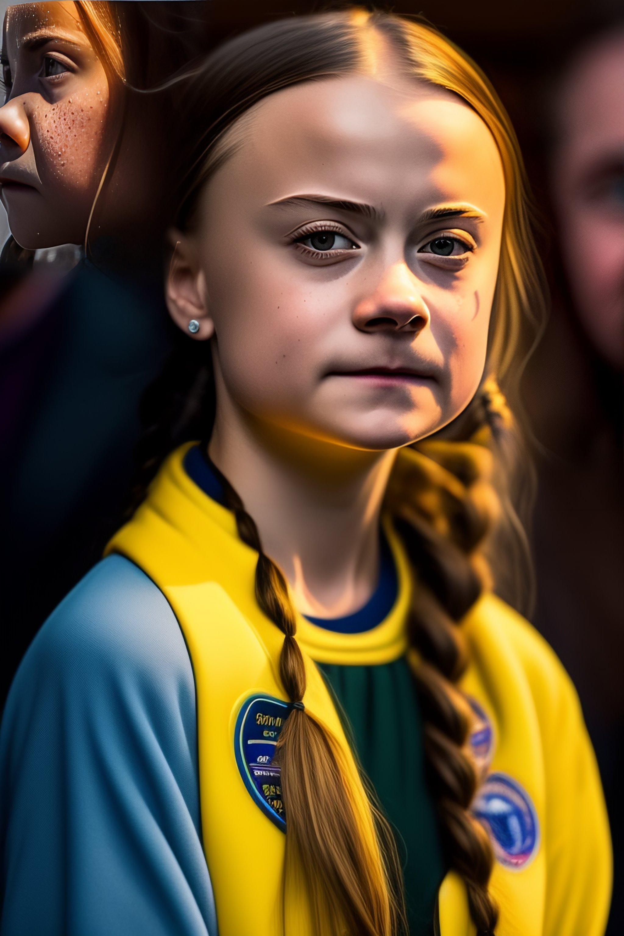 Lexica - Greta thunberg crying salty tears