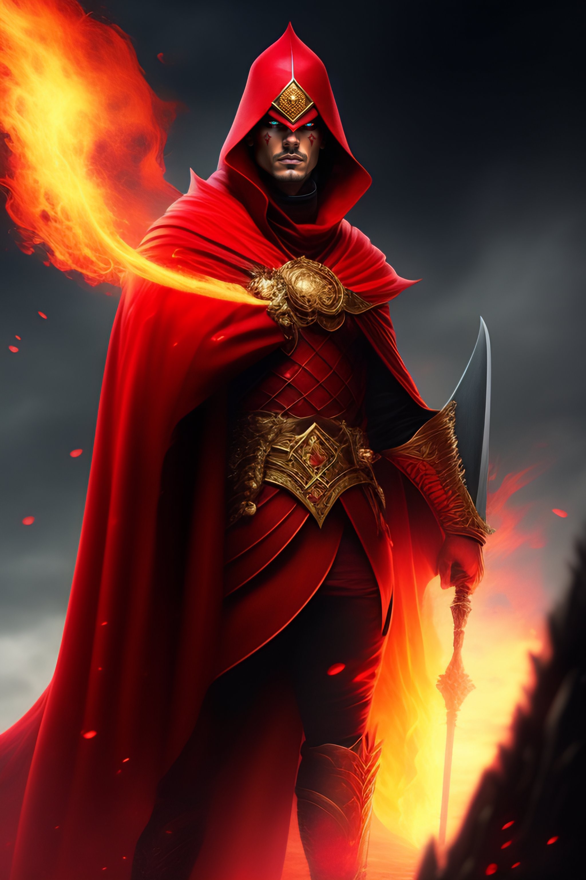 Lexica - Red villain of fantasy world