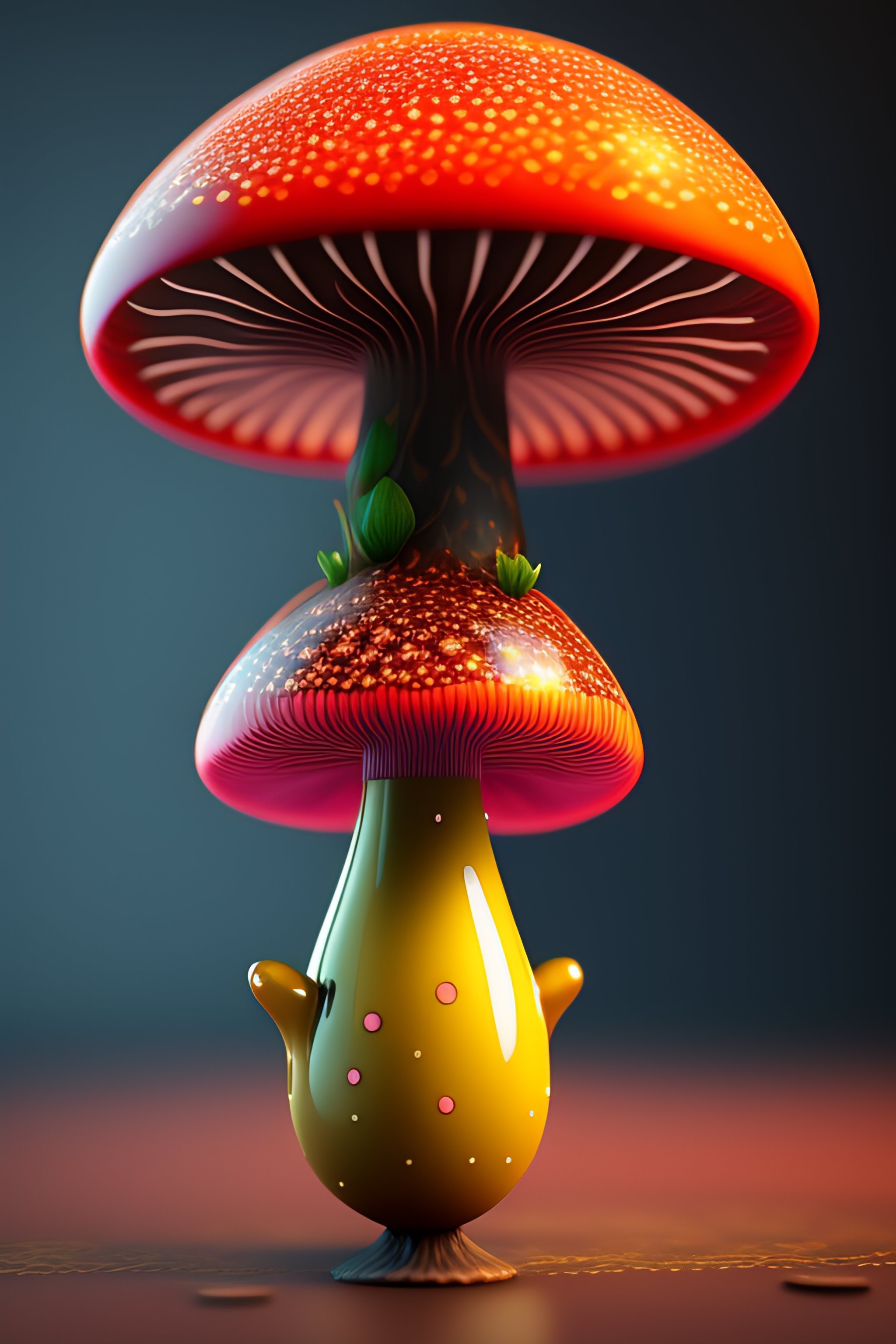 Lexica - Enchanted mushroom, creature design, unreal engine, artstation ...