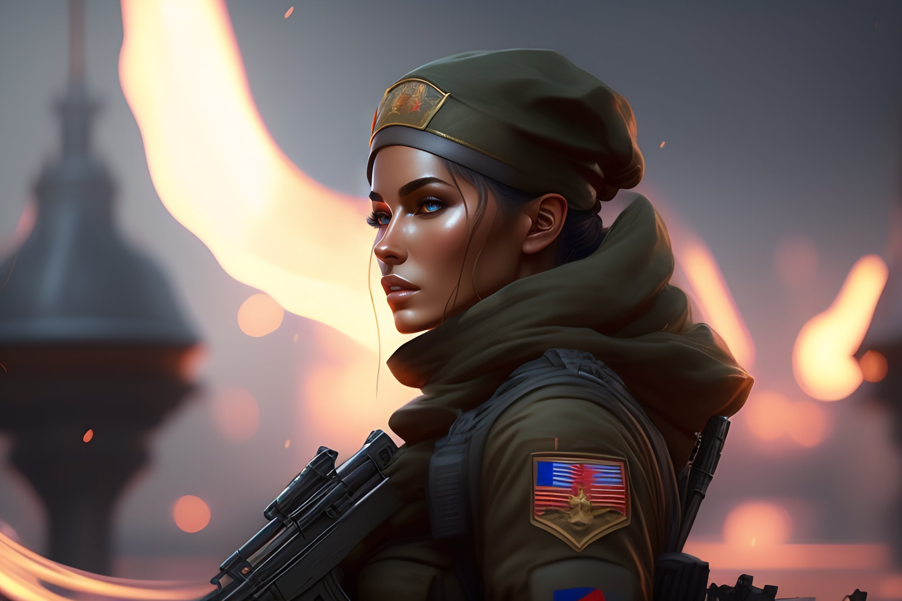 Lexica - Soldier russian army, tactical west, AK47, 8k resolution ...