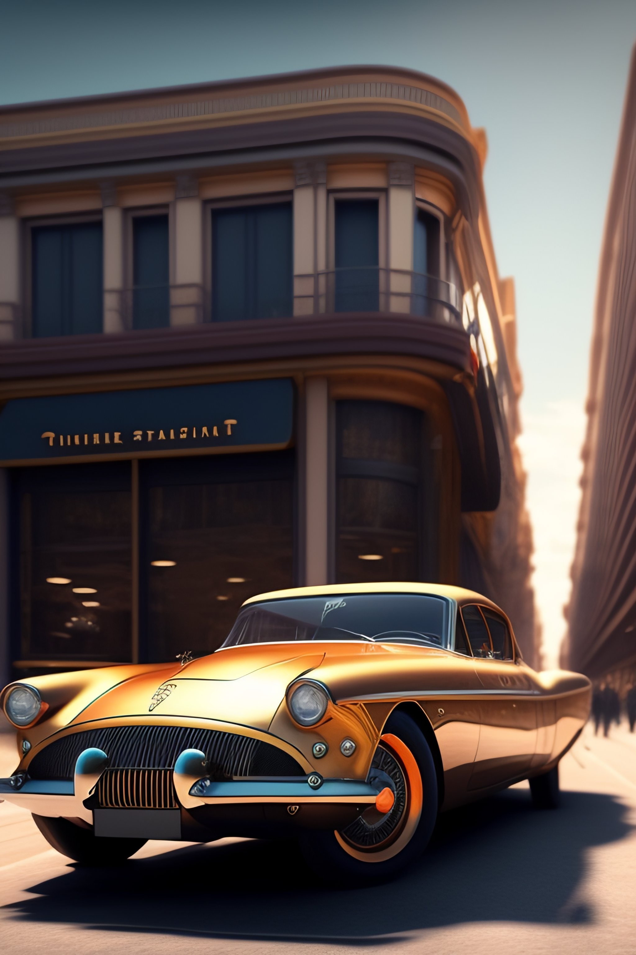 Lexica - Steampunk, tesla, photorealistic, detailed, on a city street ...