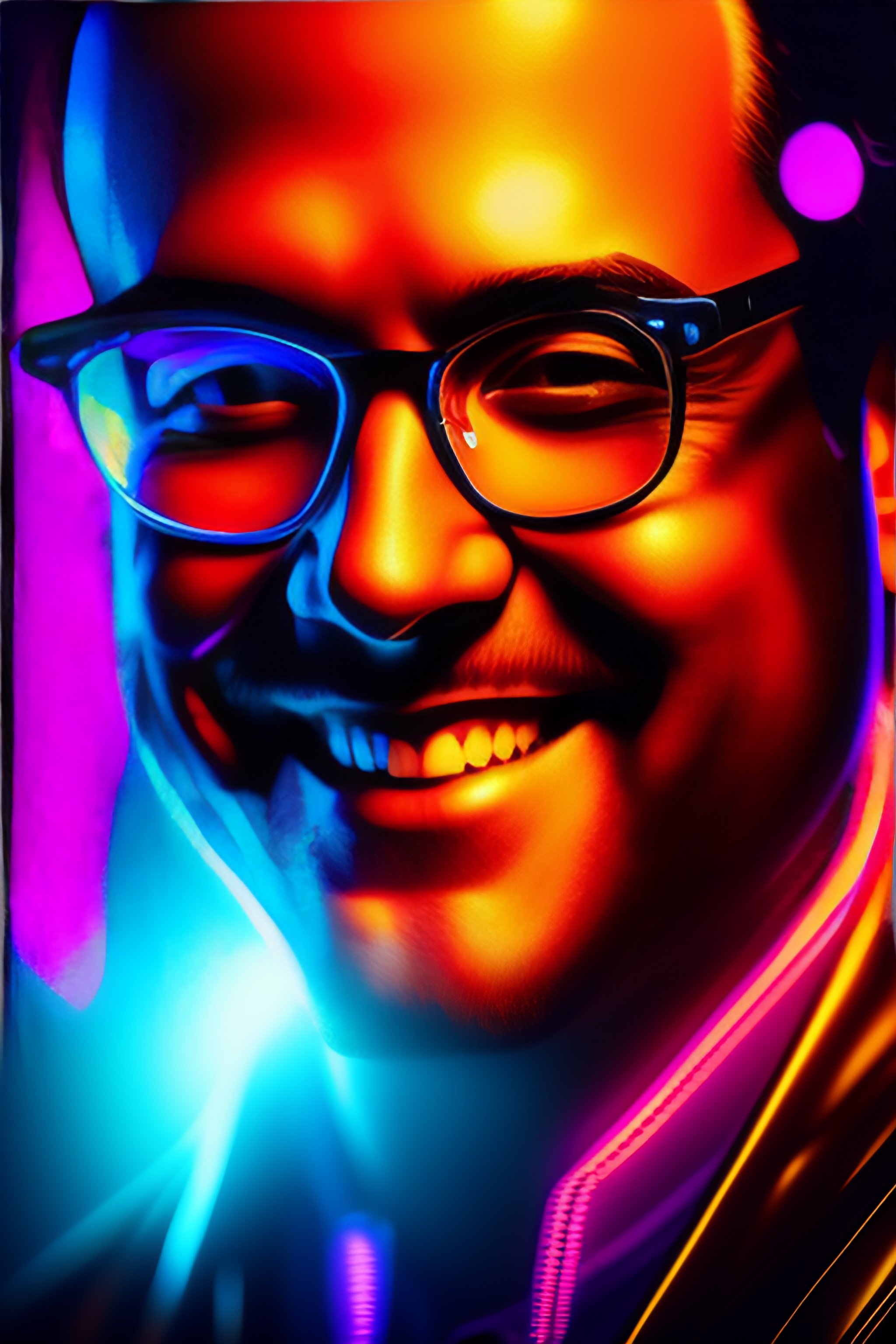 Lexica - Picture of smiling Benjamin Franklin as crypto traider, Imax ...