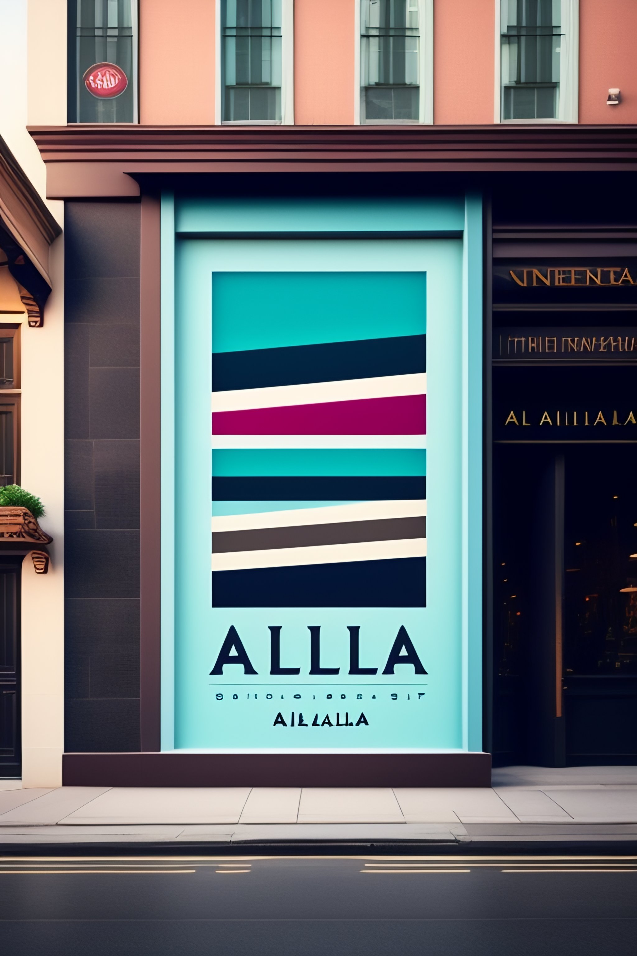 Lexica - Clothing store logo with the name Aila