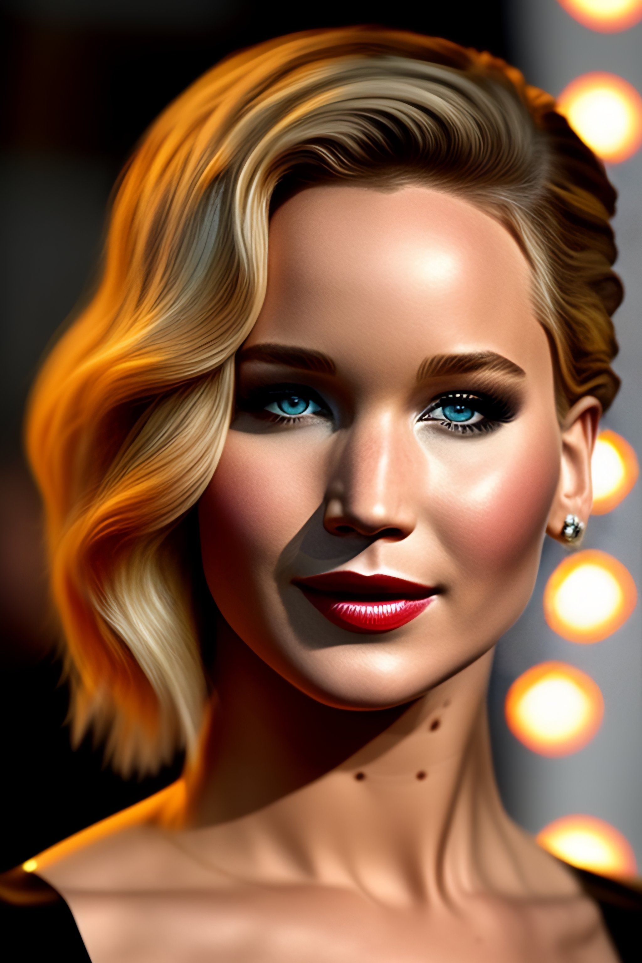 Lexica - Portrait Jennifer Lawrence