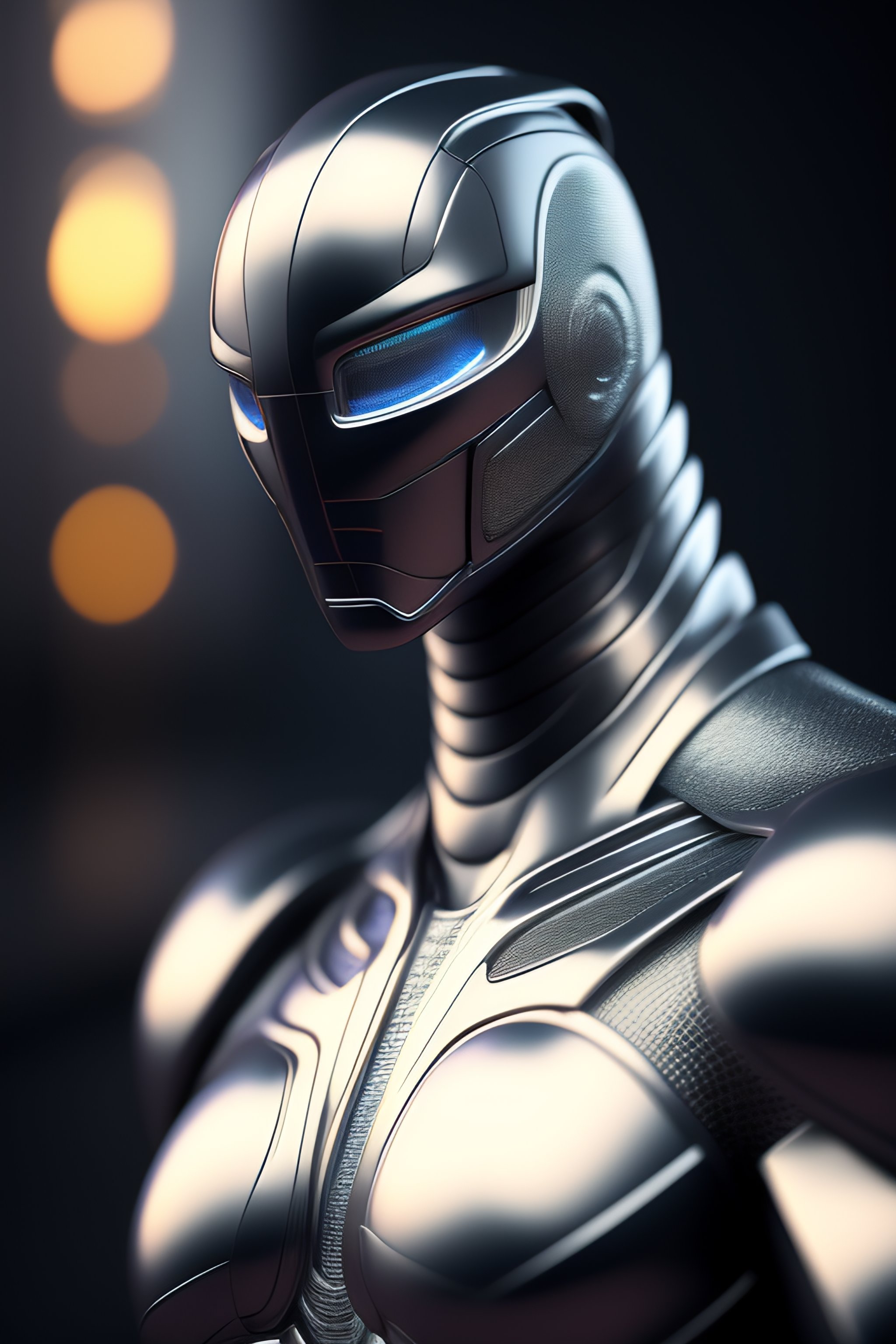 Lexica - Intricate portrait of 3d render of hyperrealistic cyberpunk ...