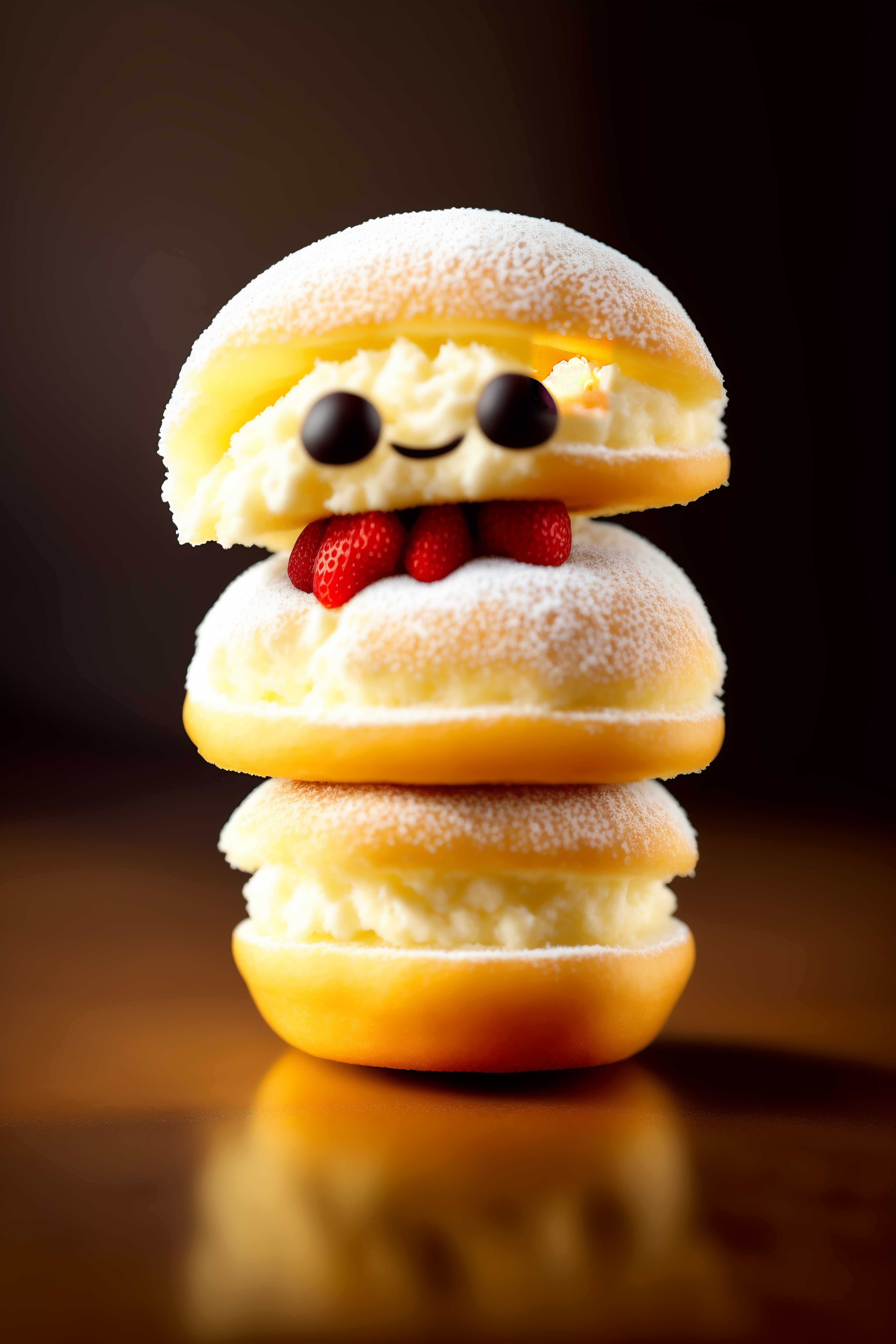 Lexica - This character is a small, round pastry with a soft and fluffy ...