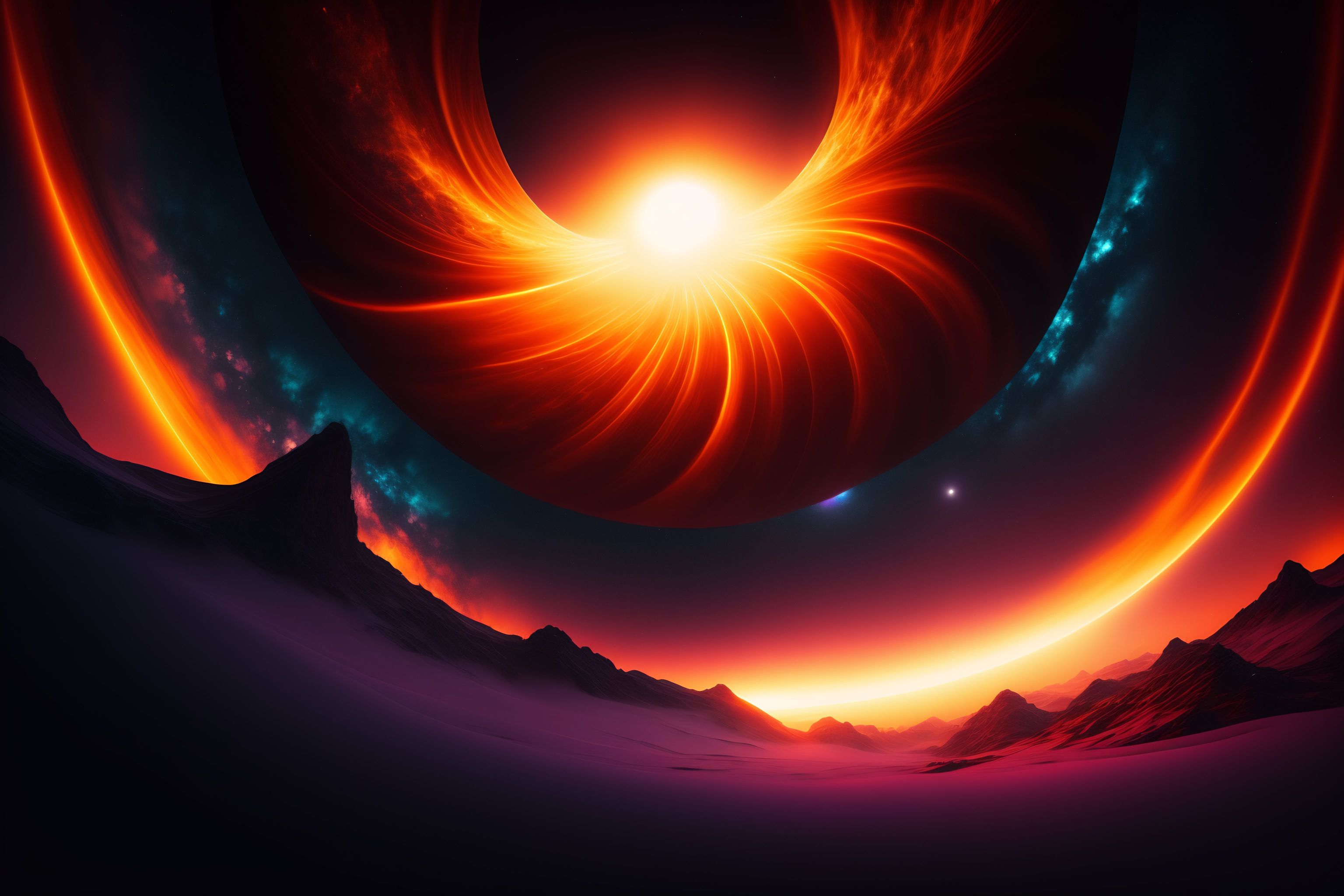 Lexica - Impressive ominous cinematic fine photo of a spiraling ...