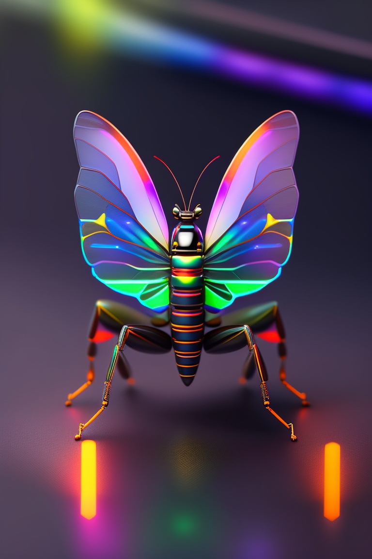 Lexica - Rainbow firefly insect - Figure Mode ultrahd, 8k, cyberpunk ...