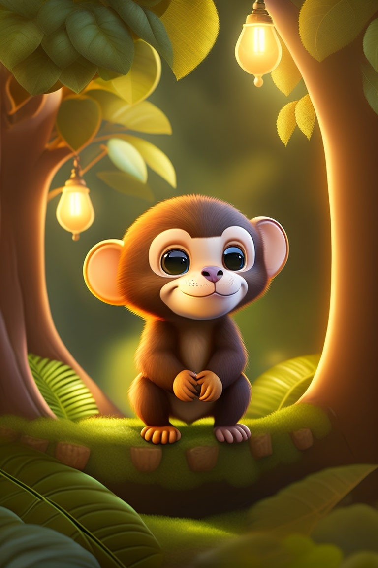 Lexica - Once upon a time, in the lush Friendly Forest, there lived a ...