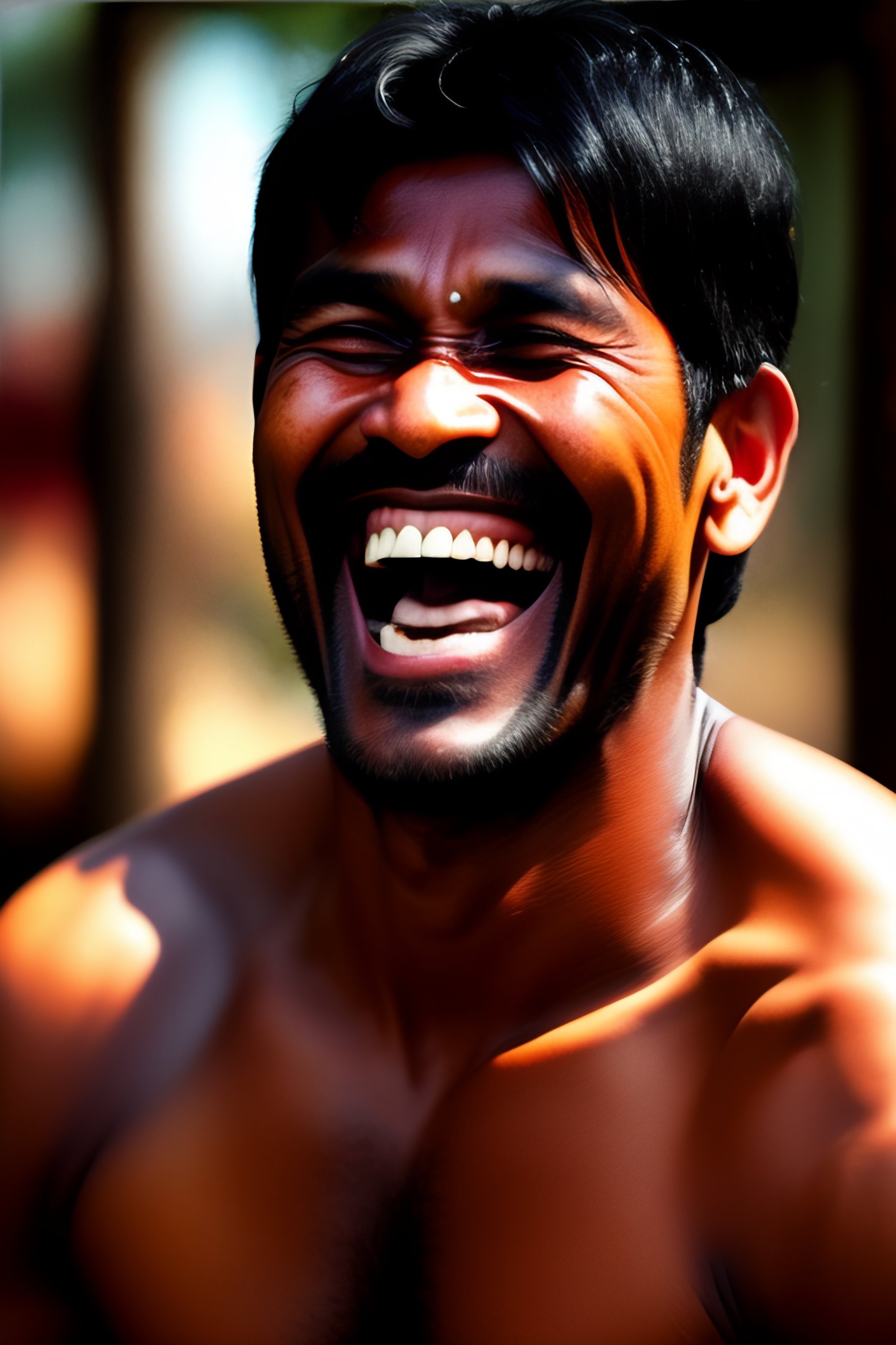Lexica - Assamese Man laughing