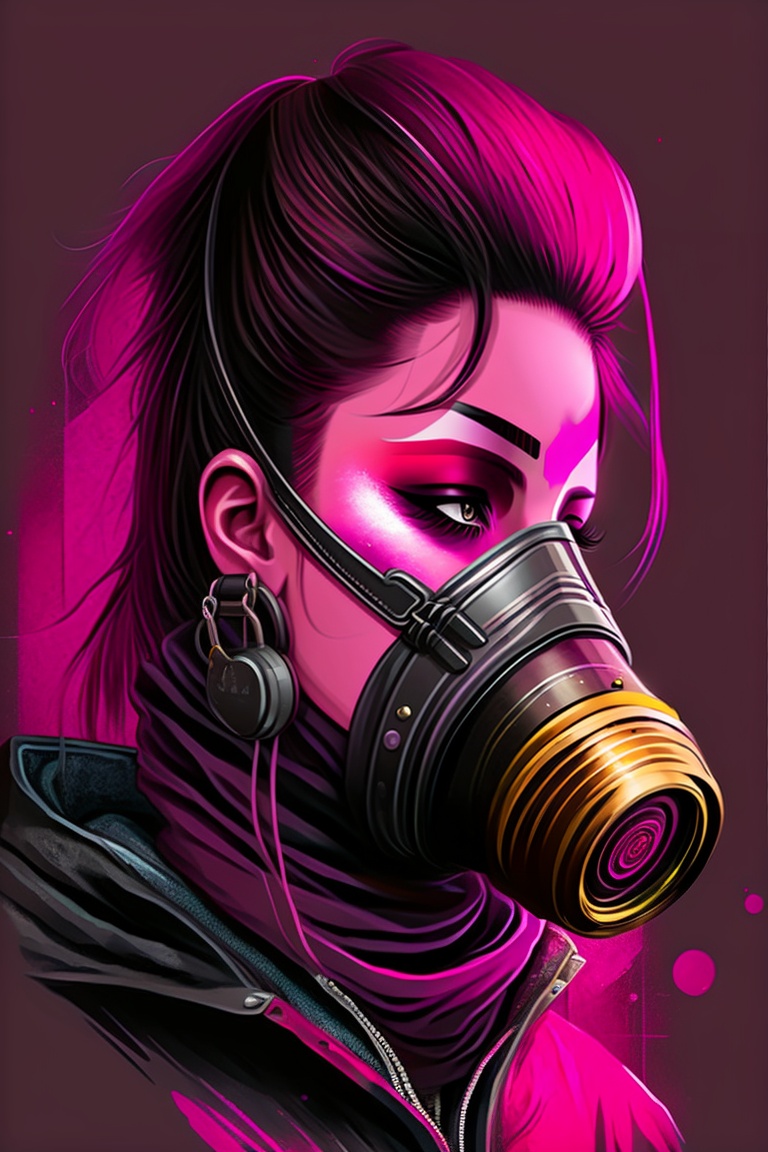 Lexica - Gas mask toxic, front face, Highly detailed portrait of a ...