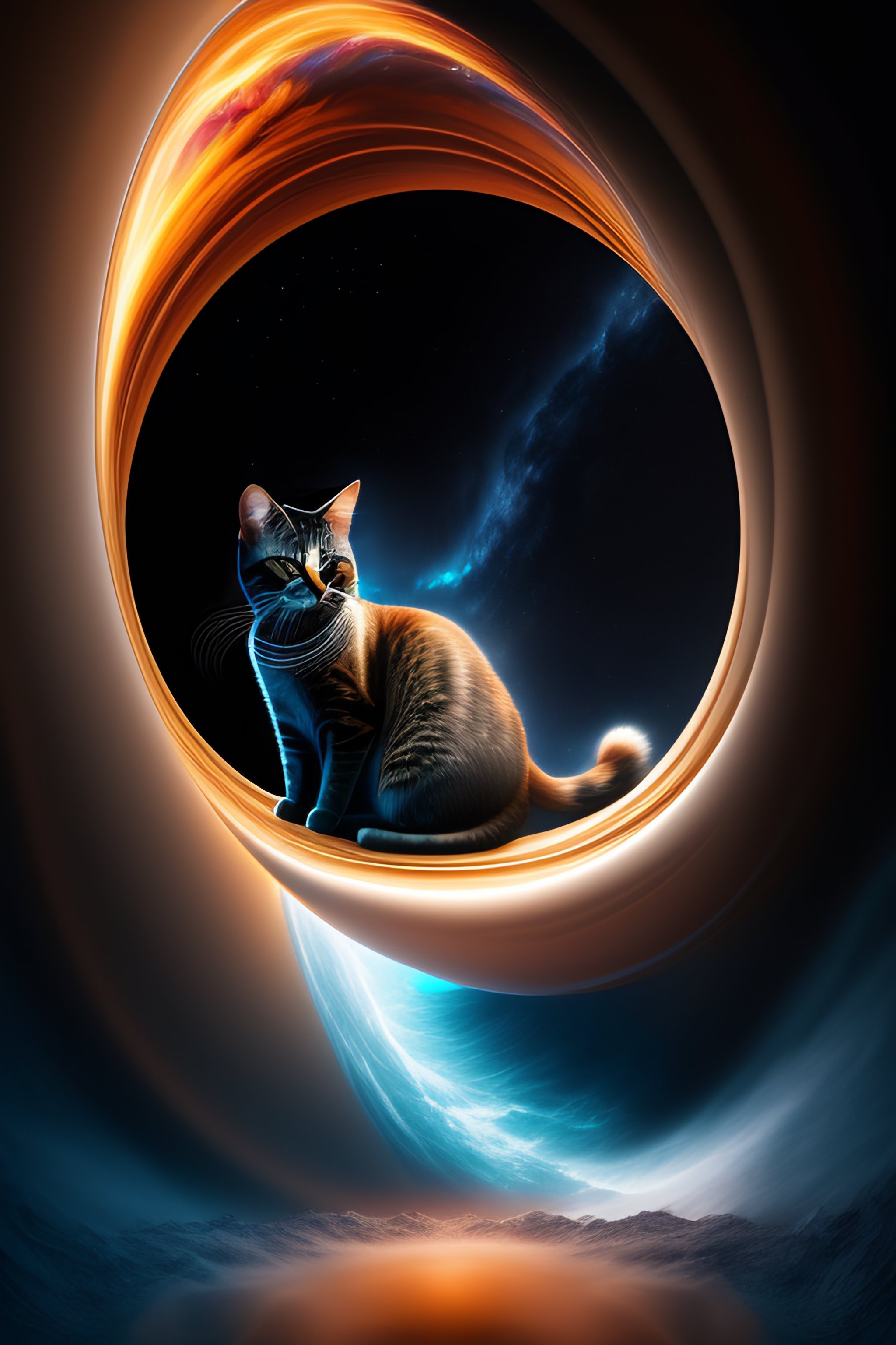 Black Hole Cat