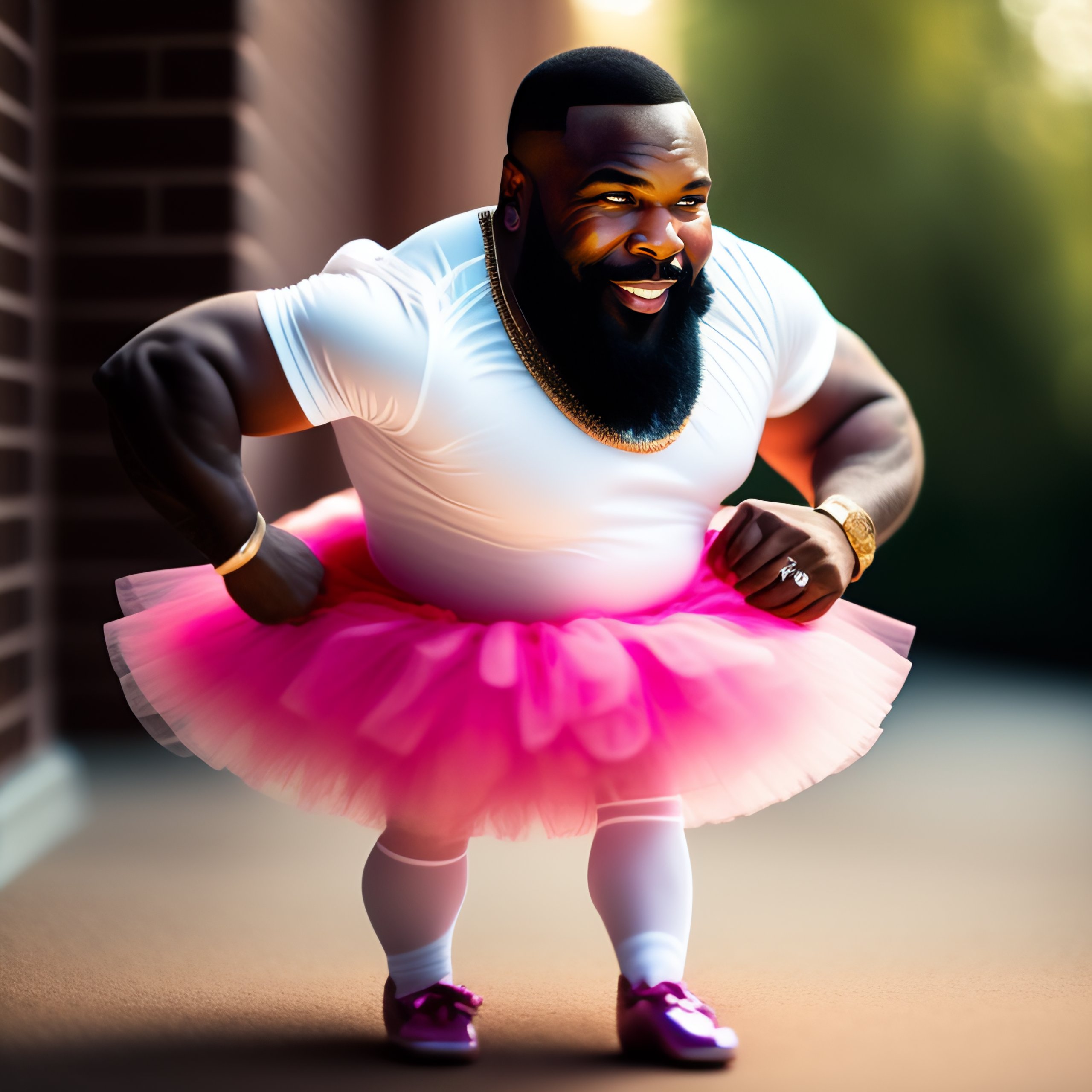 Lexica - Mr. T in a ballerina tutu