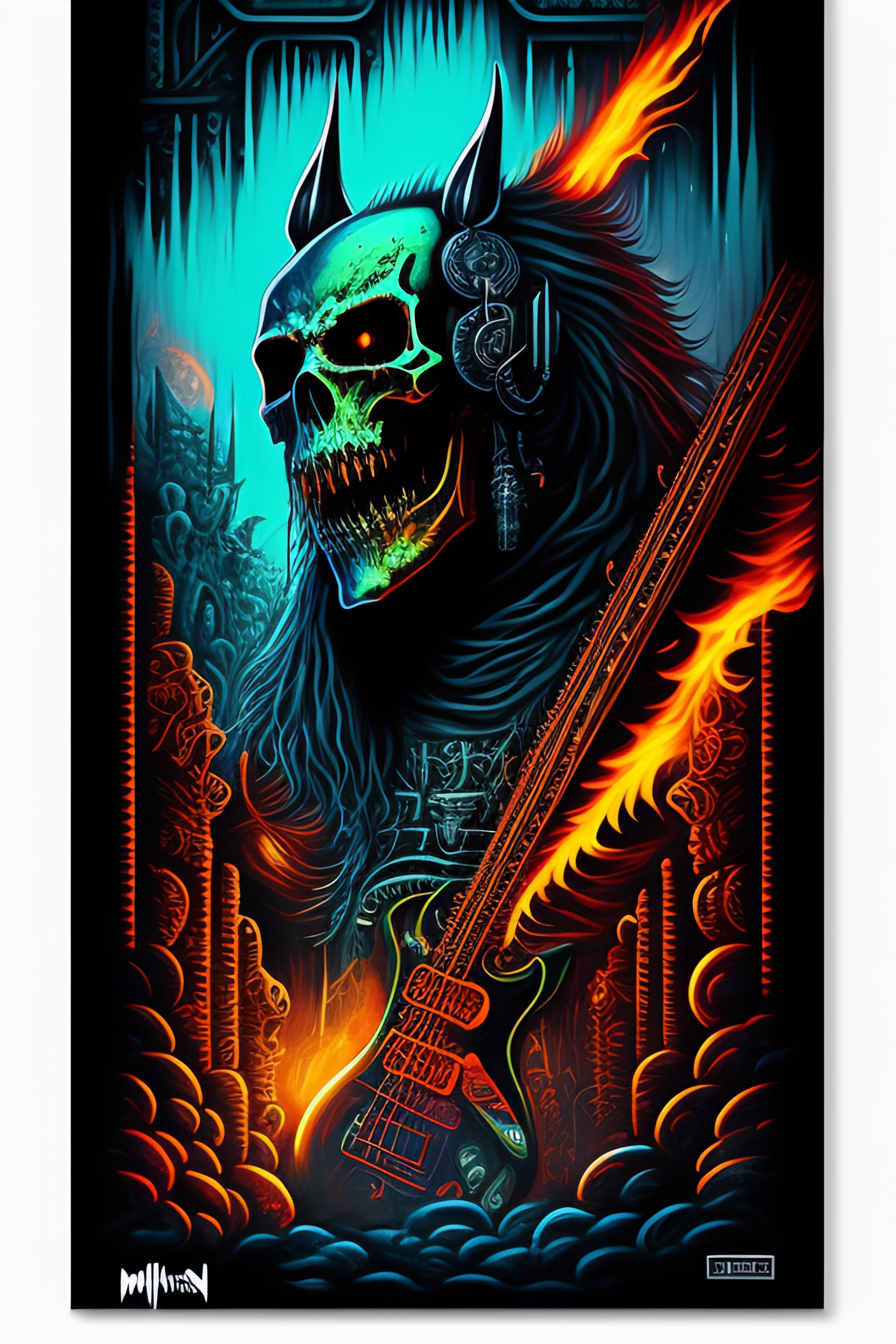 Lexica - Heavy metal art, Scary psycho killer monster, 80s scary horror ...