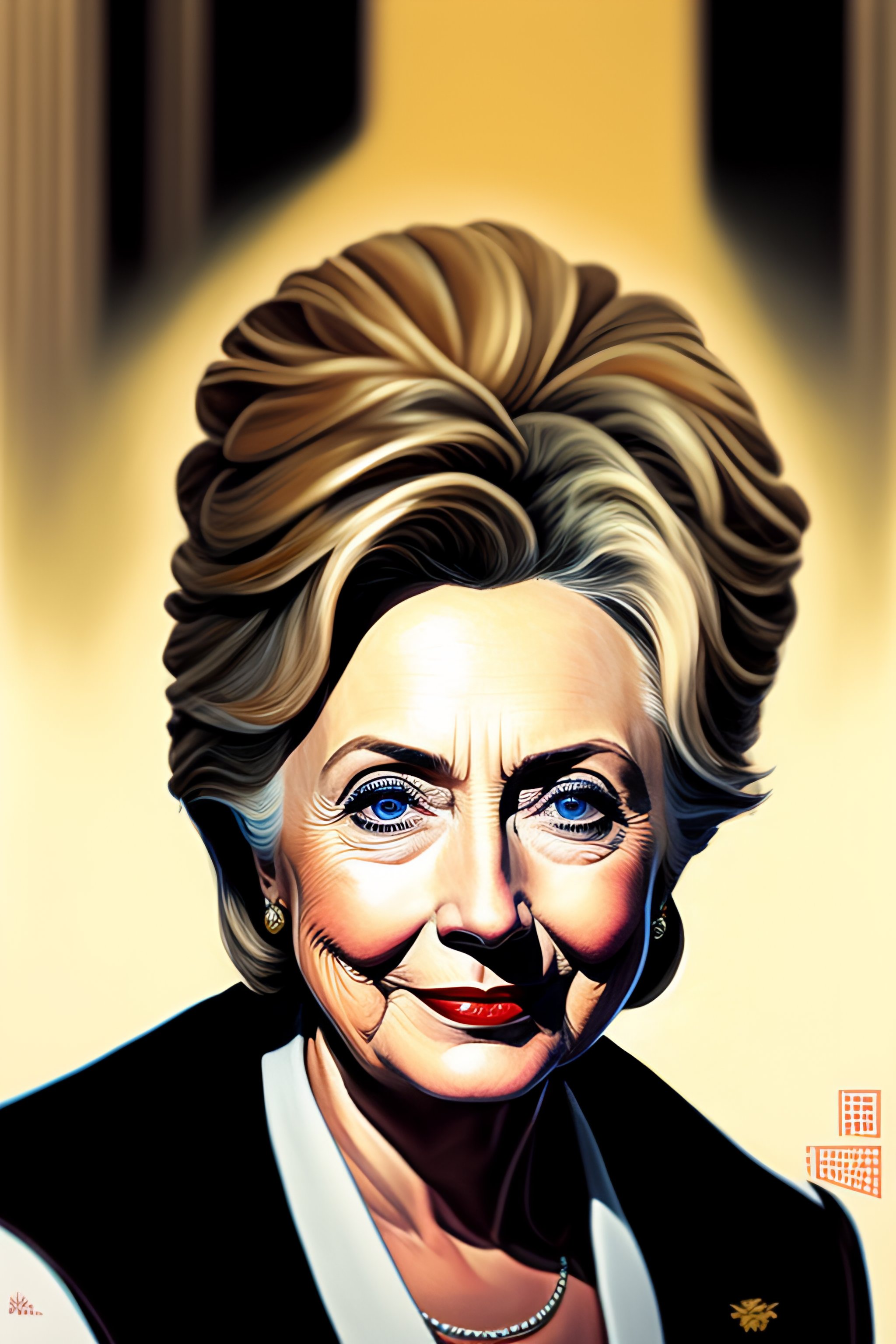 Lexica - Hillary clinton by Bastien Joao Ruas