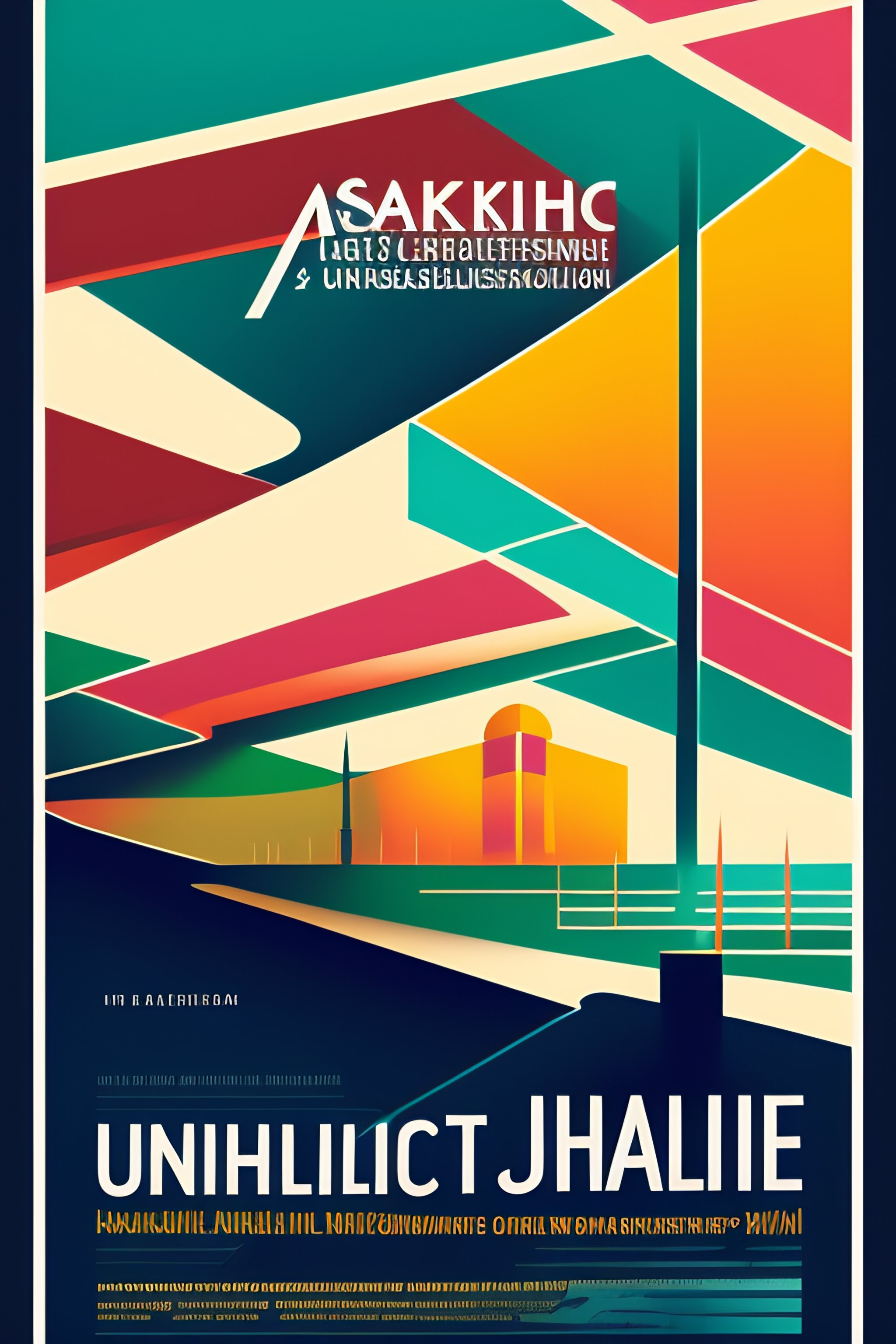 Lexica - Affiche, colloque universitaire, matérialisme, sobre, simple