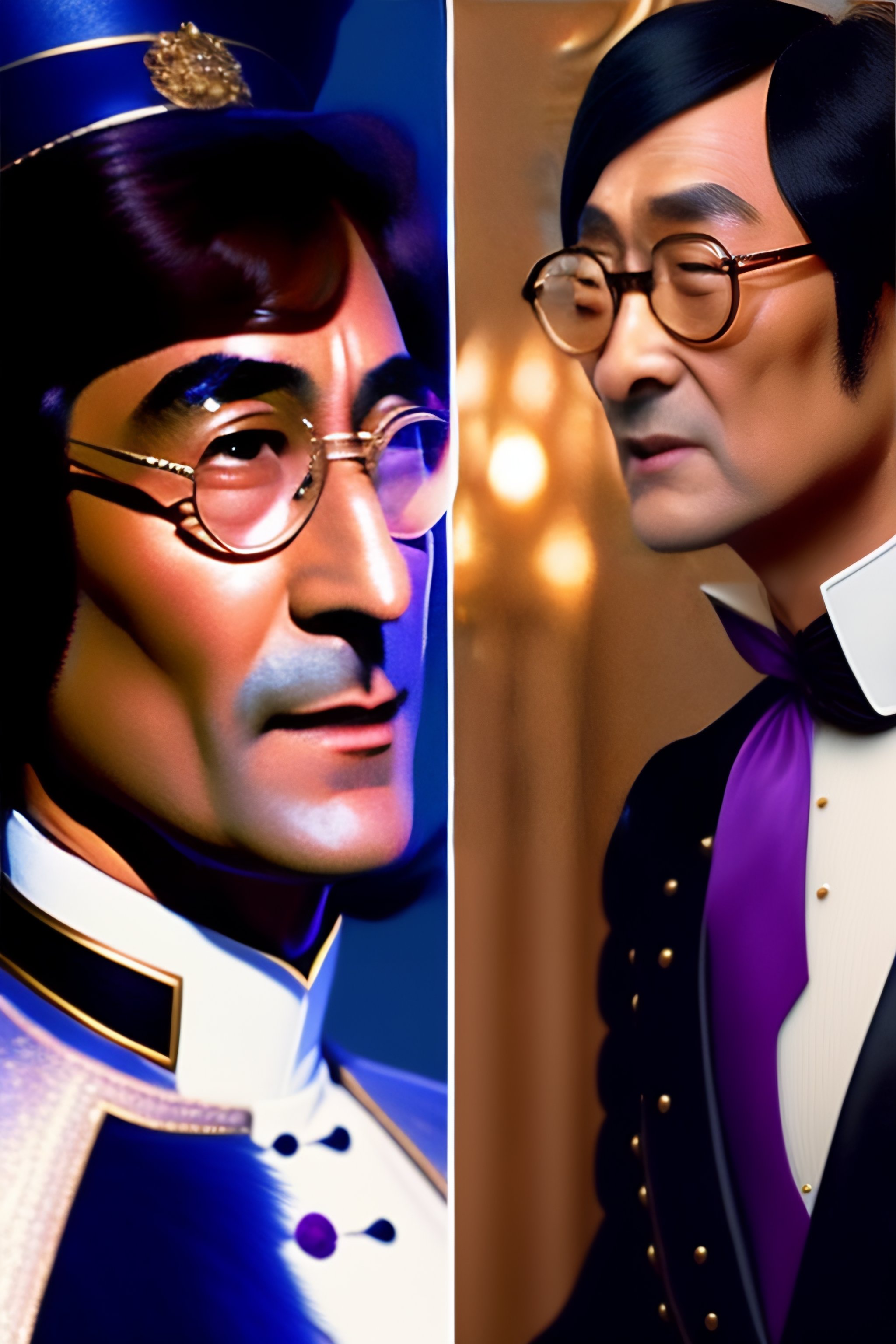 Lexica - John lennon as prince charming and joko ono as an evil witch ...