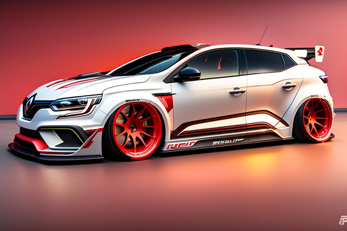 Lexica - Renault megane 4 rs trophy r liberty walk tuning blanche de ...