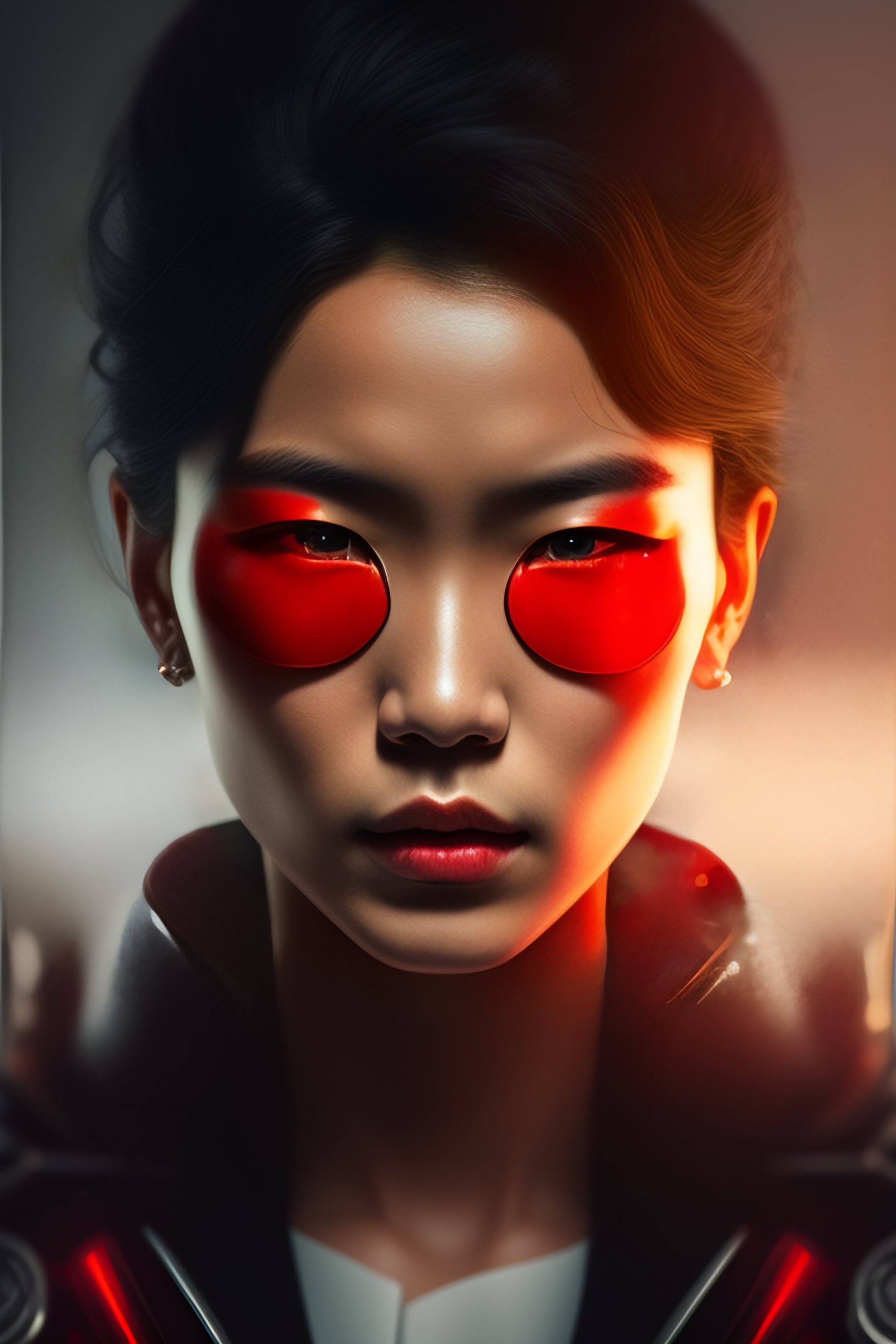 lexica-human-with-eight-red-eyes