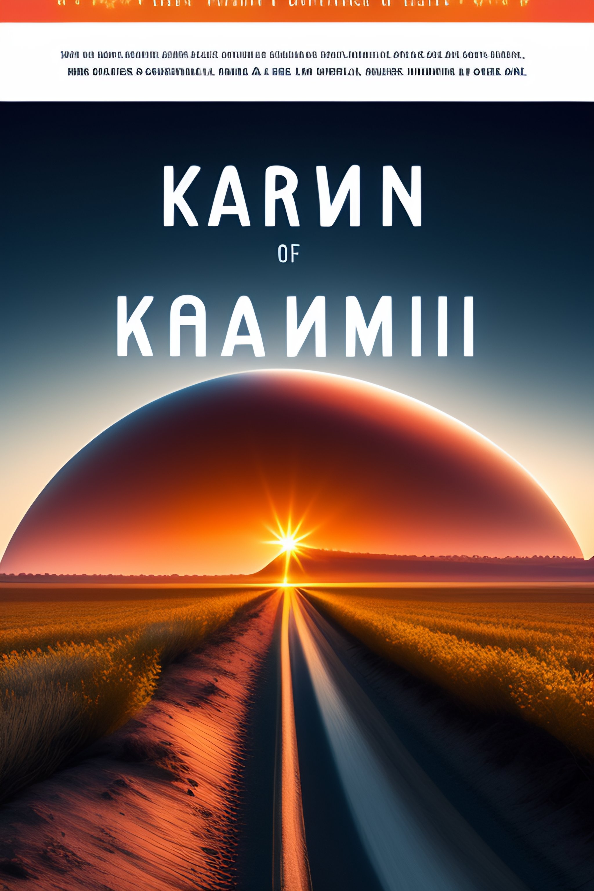 Lexica - Ebook cover with title power of karma