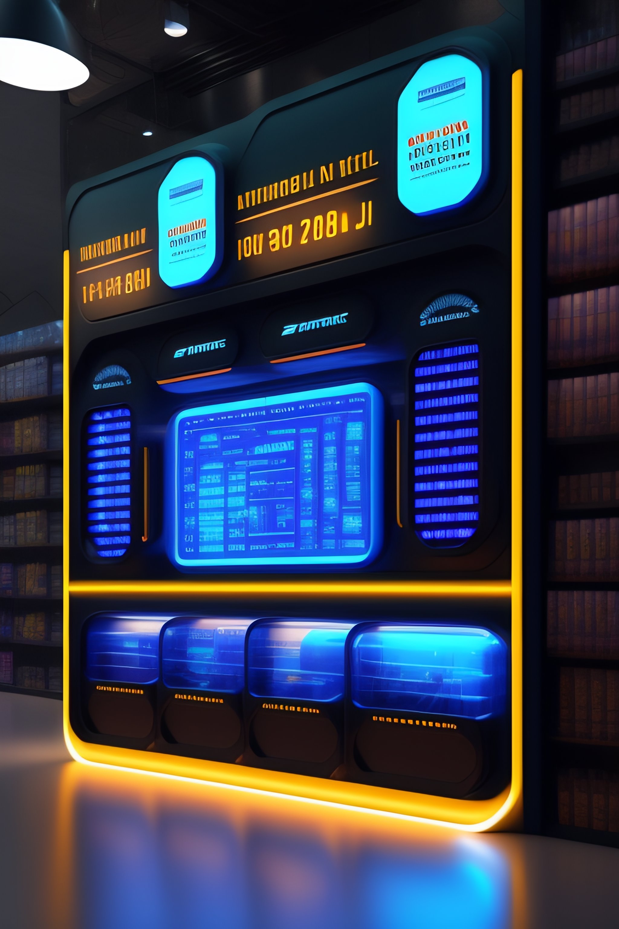 Lexica - Cyberpunk product display