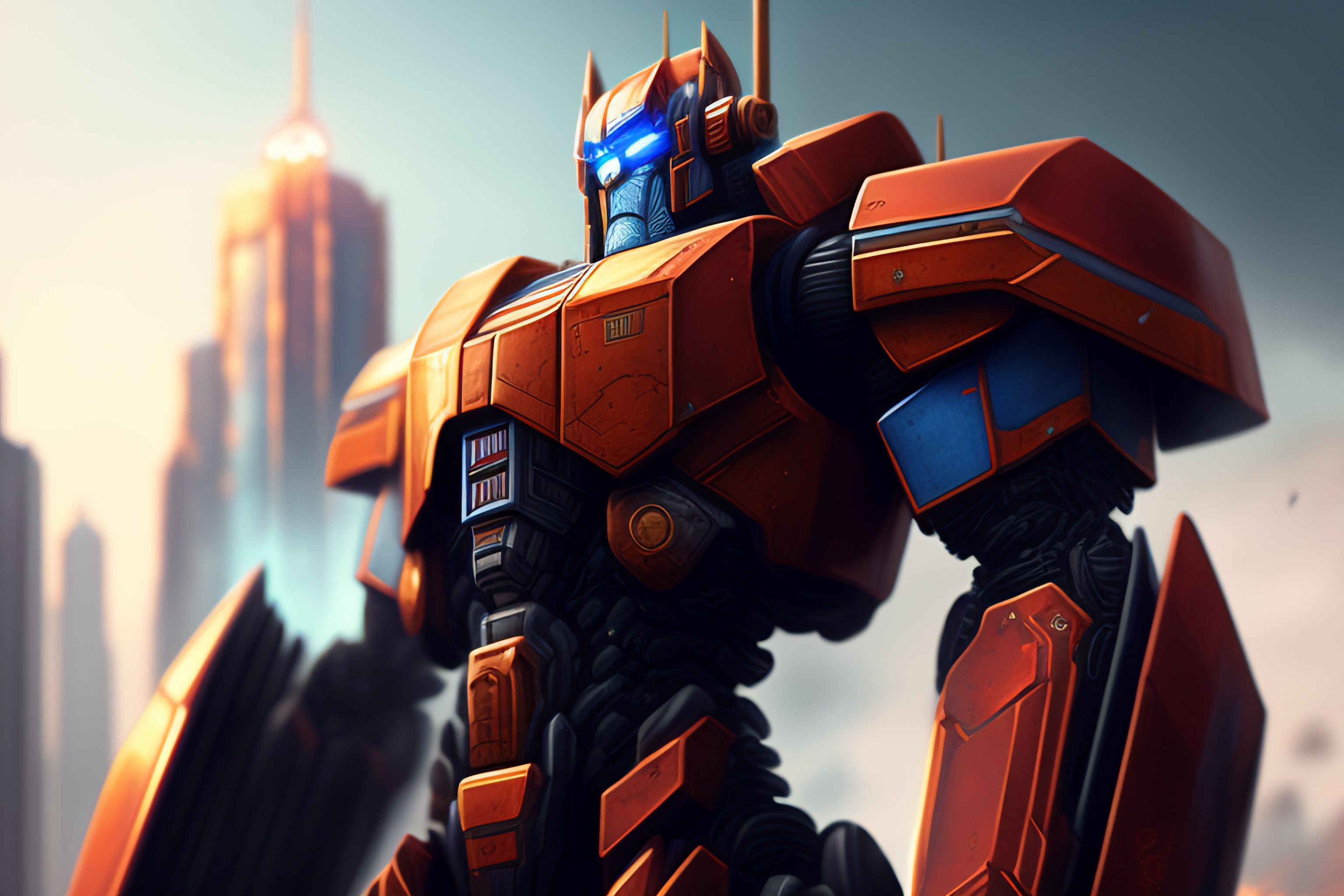 Lexica - Optimus prime illustration, well detailed, trending on ...