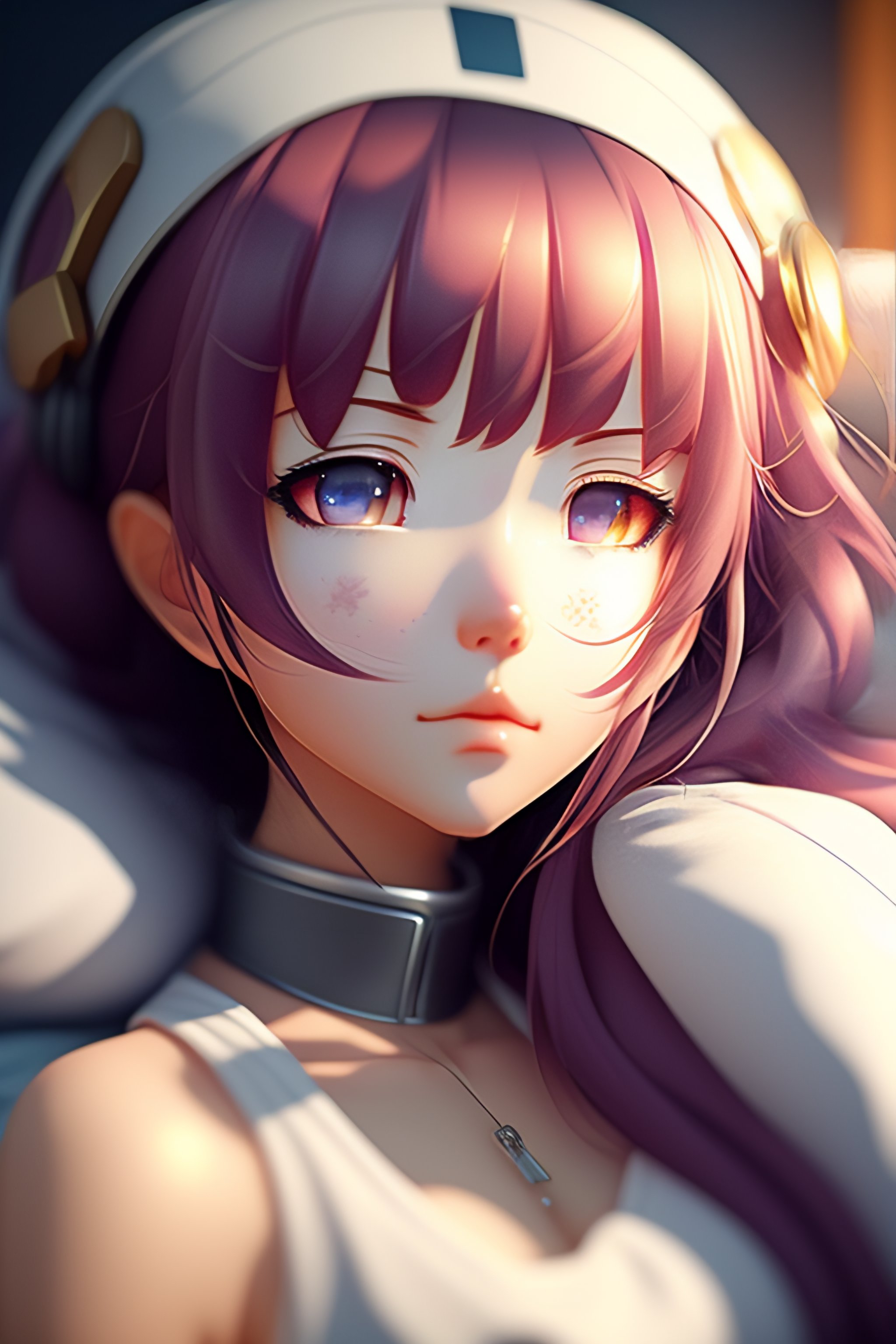 Lexica - Anime of girl, anime, octane render, a head shot, face up, in ...