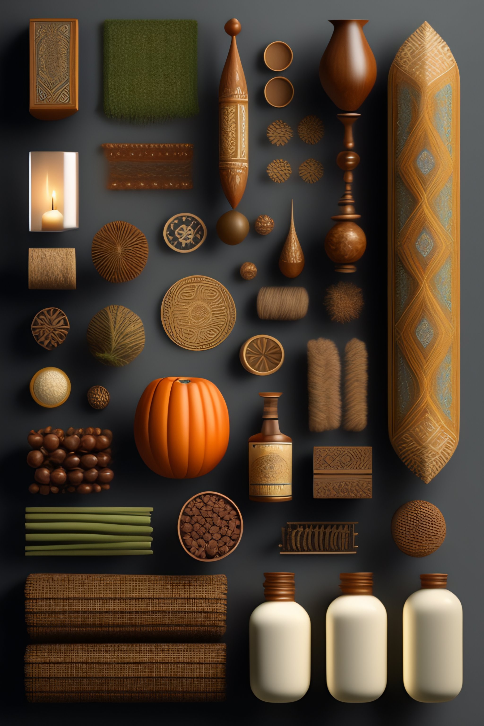 Lexica - Chaman, Costumes and props, Knolling, Knolling layout, Earth ...