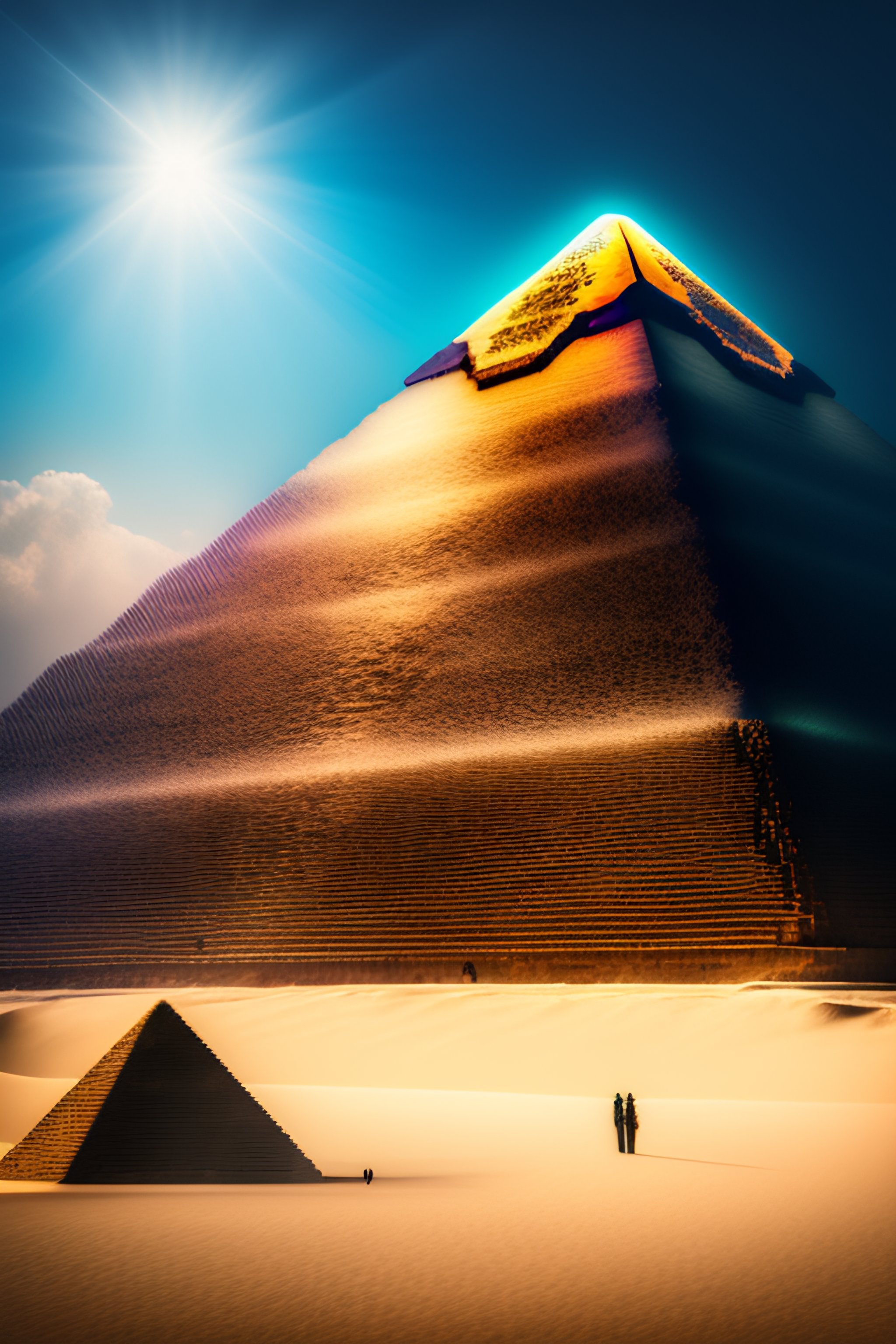 Lexica - Security camera, ufo sighting, pyramid of giza