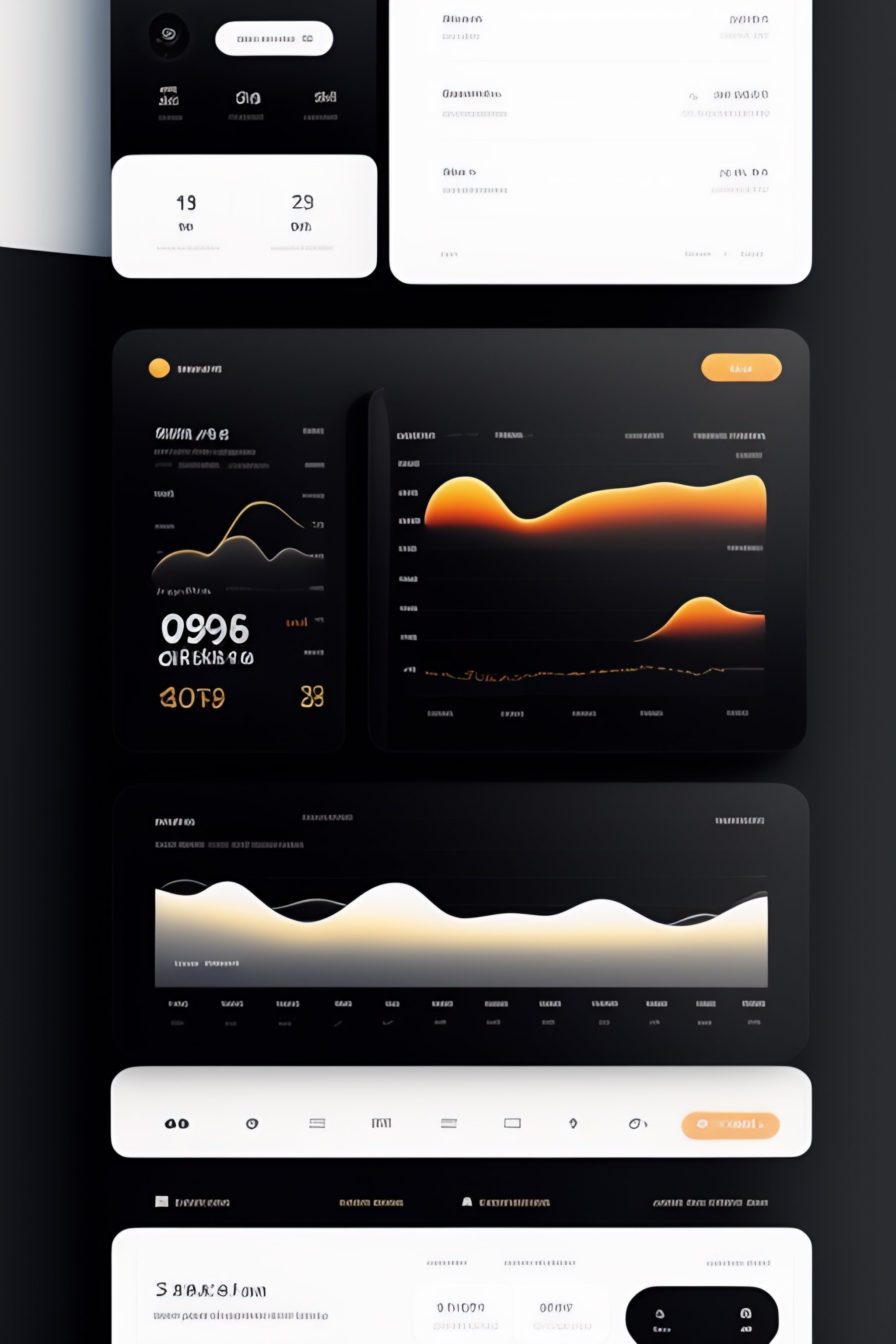 Lexica - Beautiful hq dashboard, design, black and white, ashtethic ...