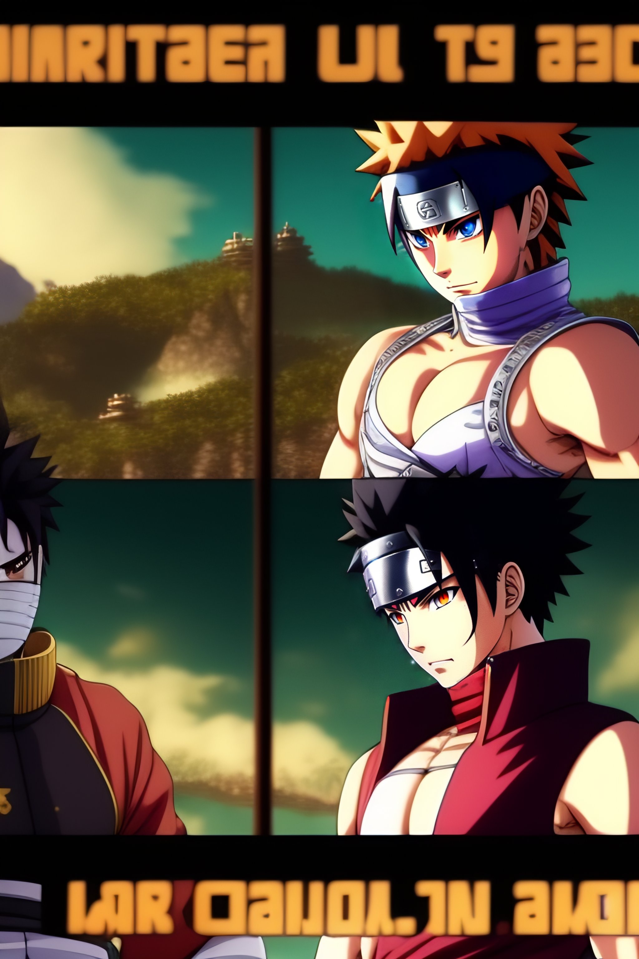 Lexica - Naruto fighting midoria