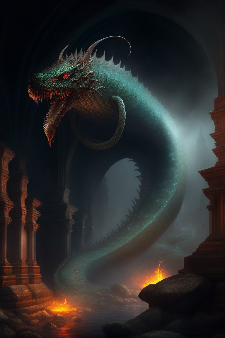 Lexica - Necrotic Serpent: Slithering through the desolate ruins, the ...