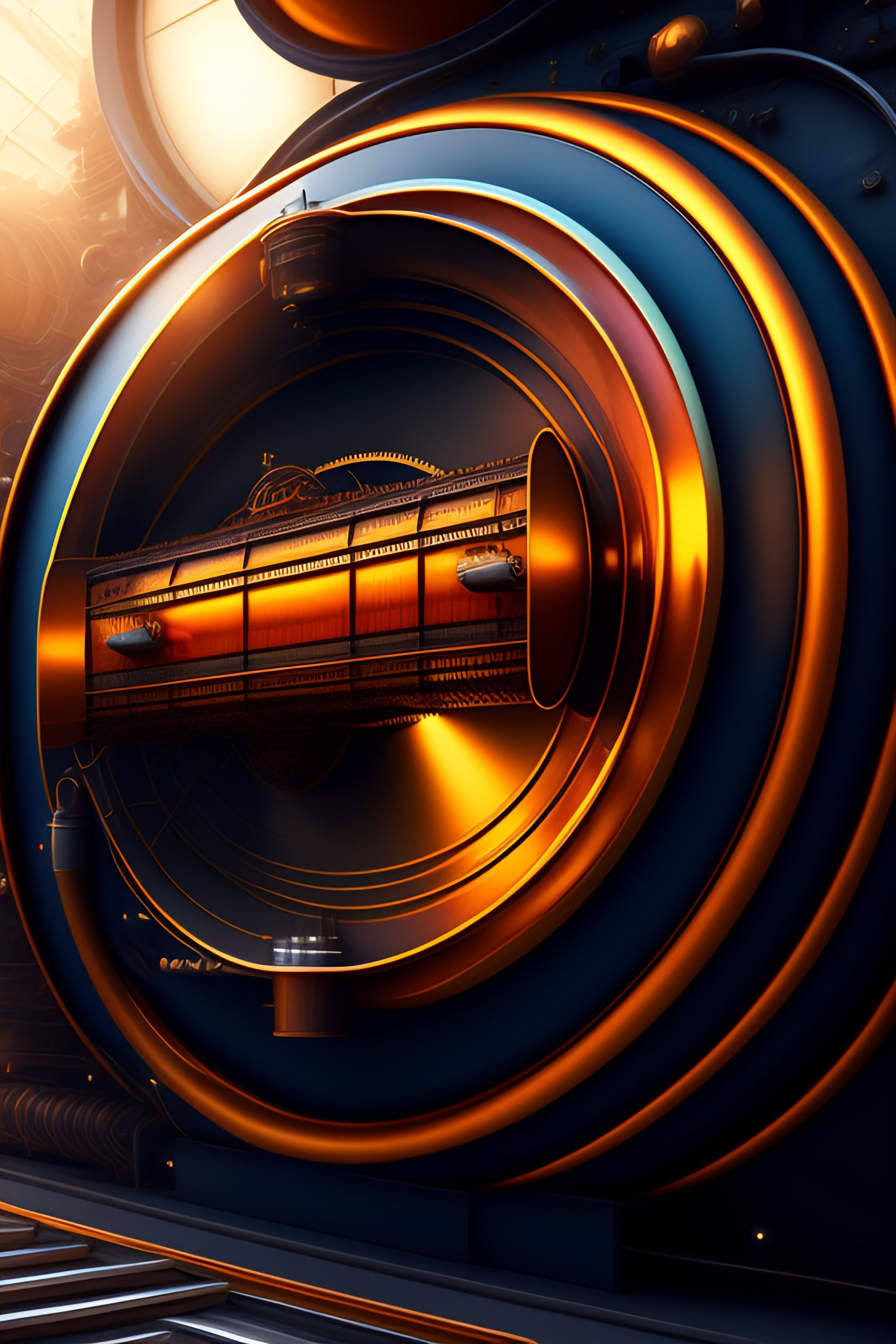 Lexica - Detailed particle accelerator, CERN. 1 9 2 0 s style ...