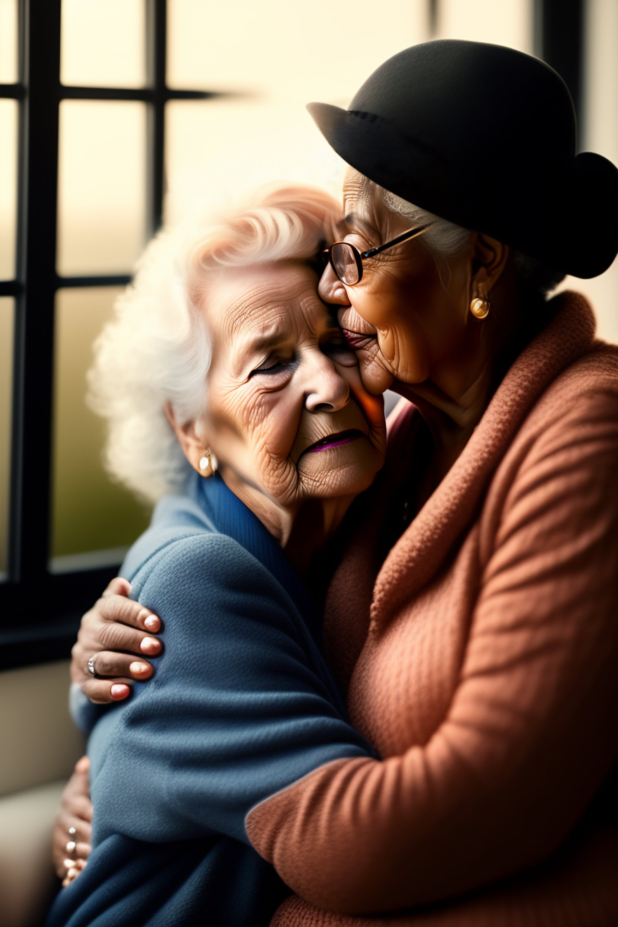 Lexica - Grandmother who says goodbye to her granddaughter because she ...