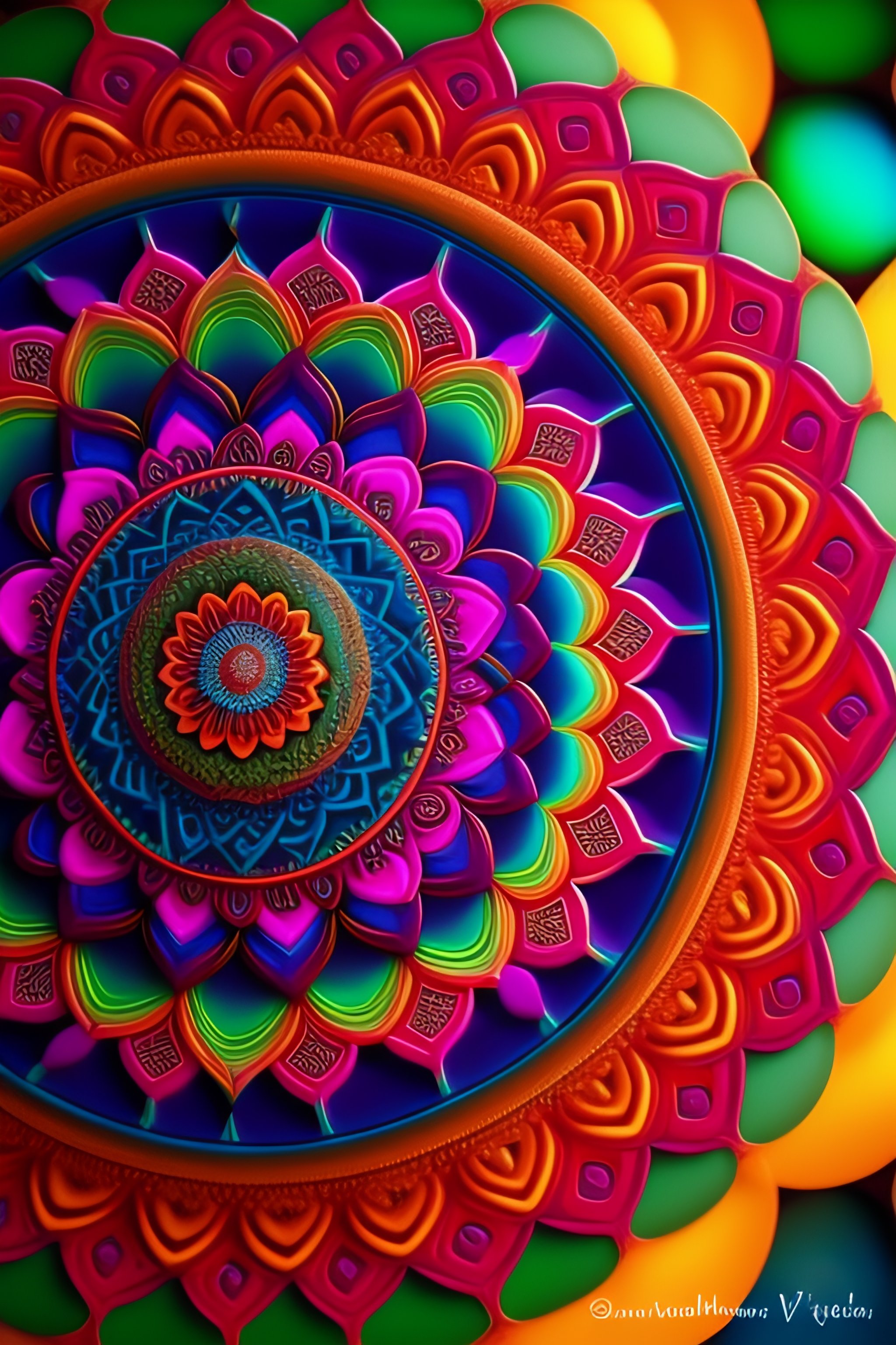 Lexica - Mandala inspired aardvark