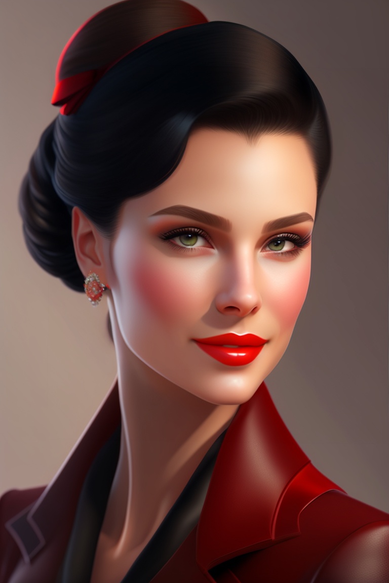 Lexica - A woman of Slavic appearance, with soft facial features and ...