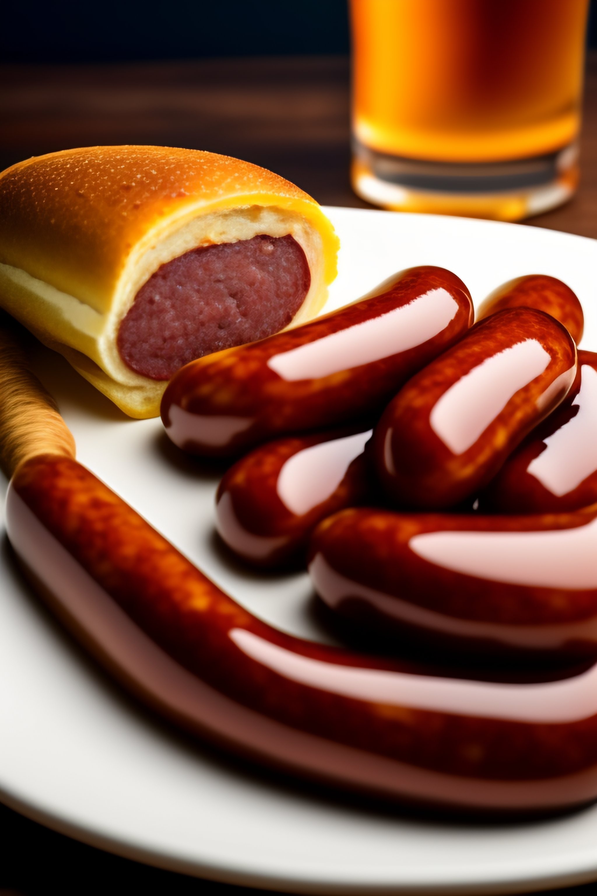 Lexica - Homemade sausage, cooked at home, smoked at home with cold ...