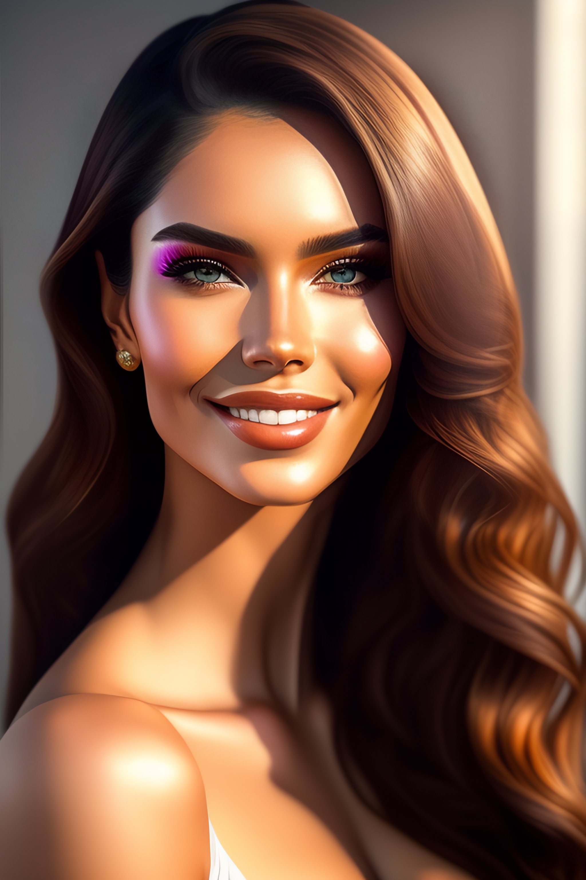 Lexica - Highly detailed portrait of the most beautiful woman posing ...