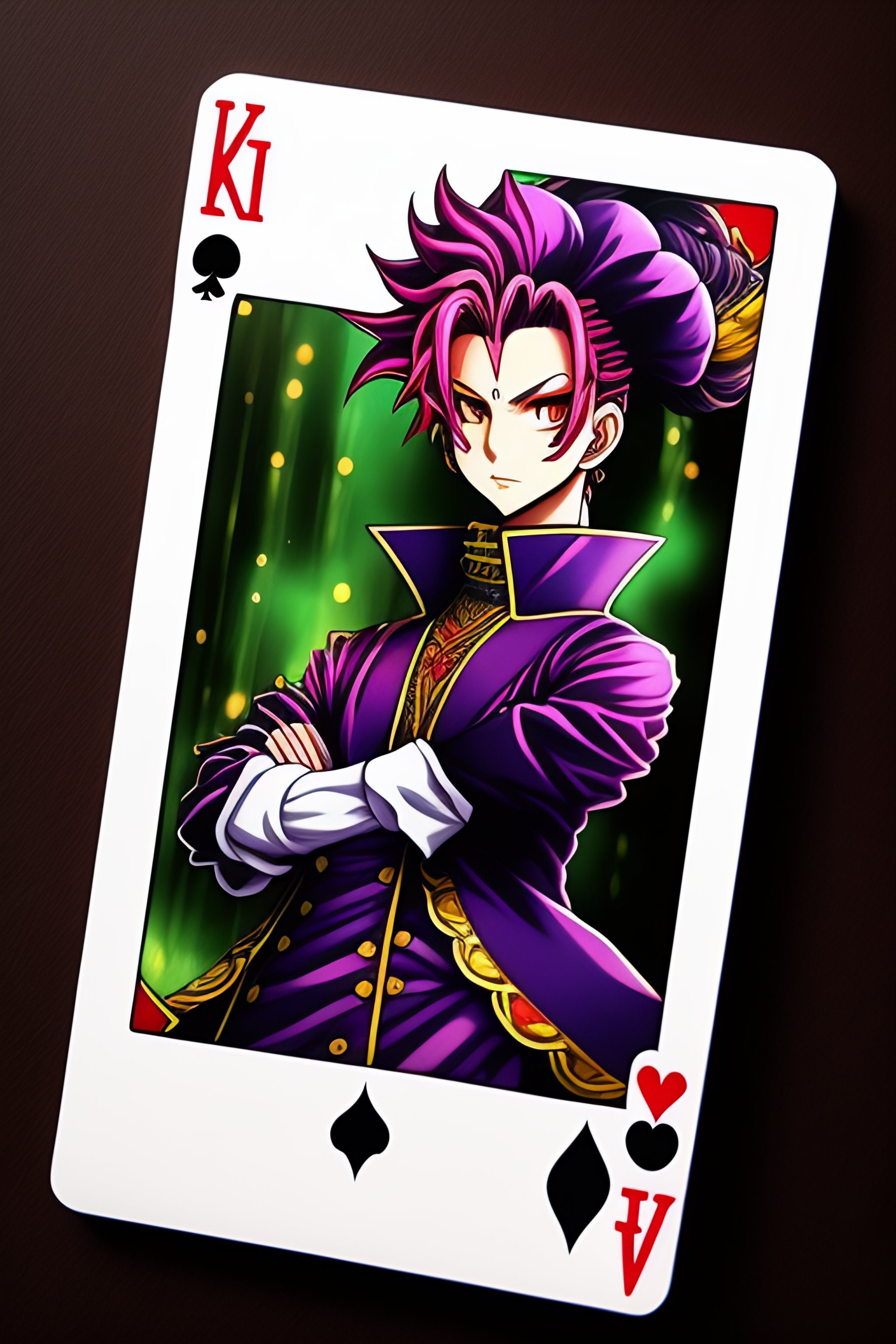 Lexica - Playing card of Hisoka hunter x hunter