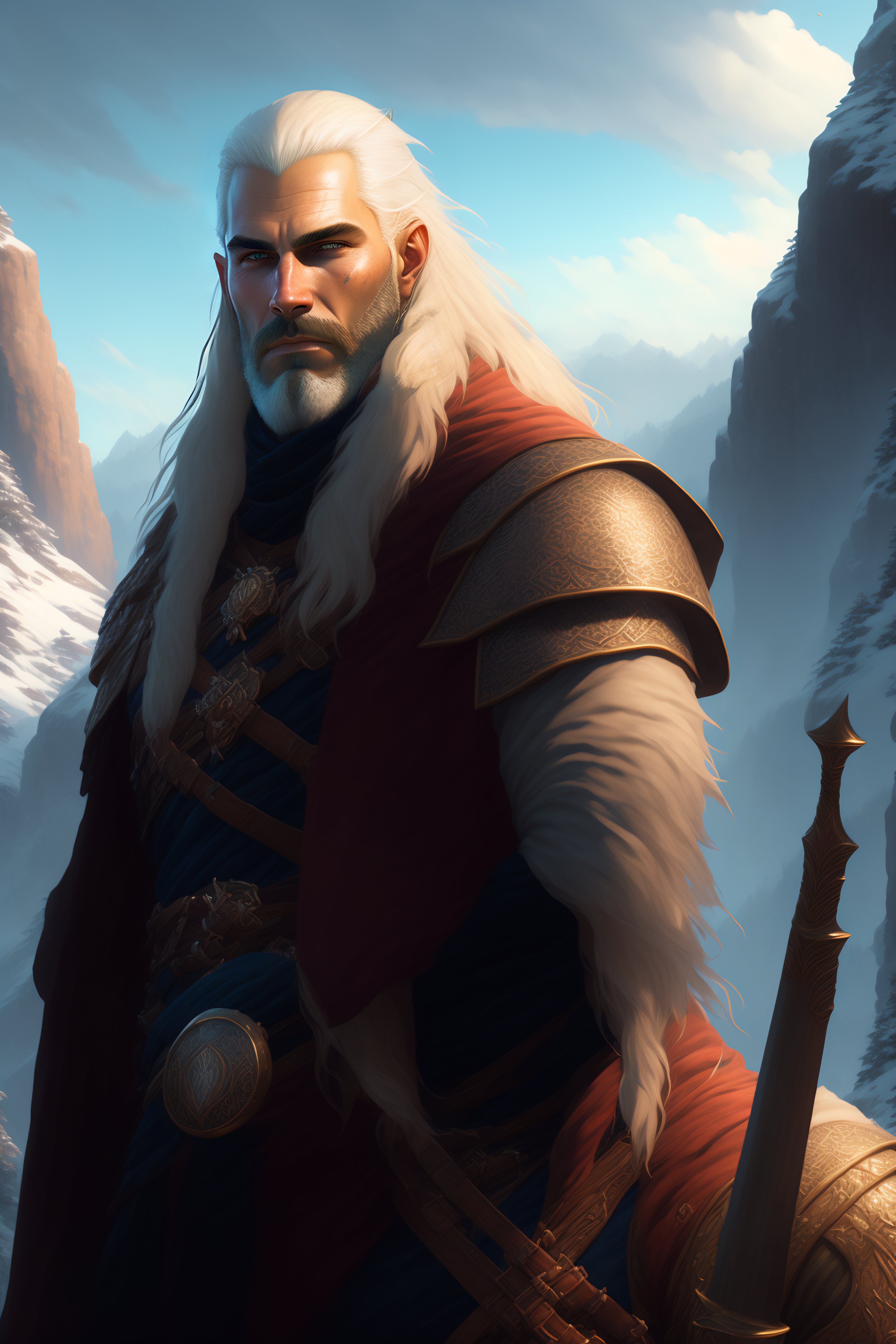 Lexica - Highly detailed portrait of geralt of rivia, stephen bliss ...