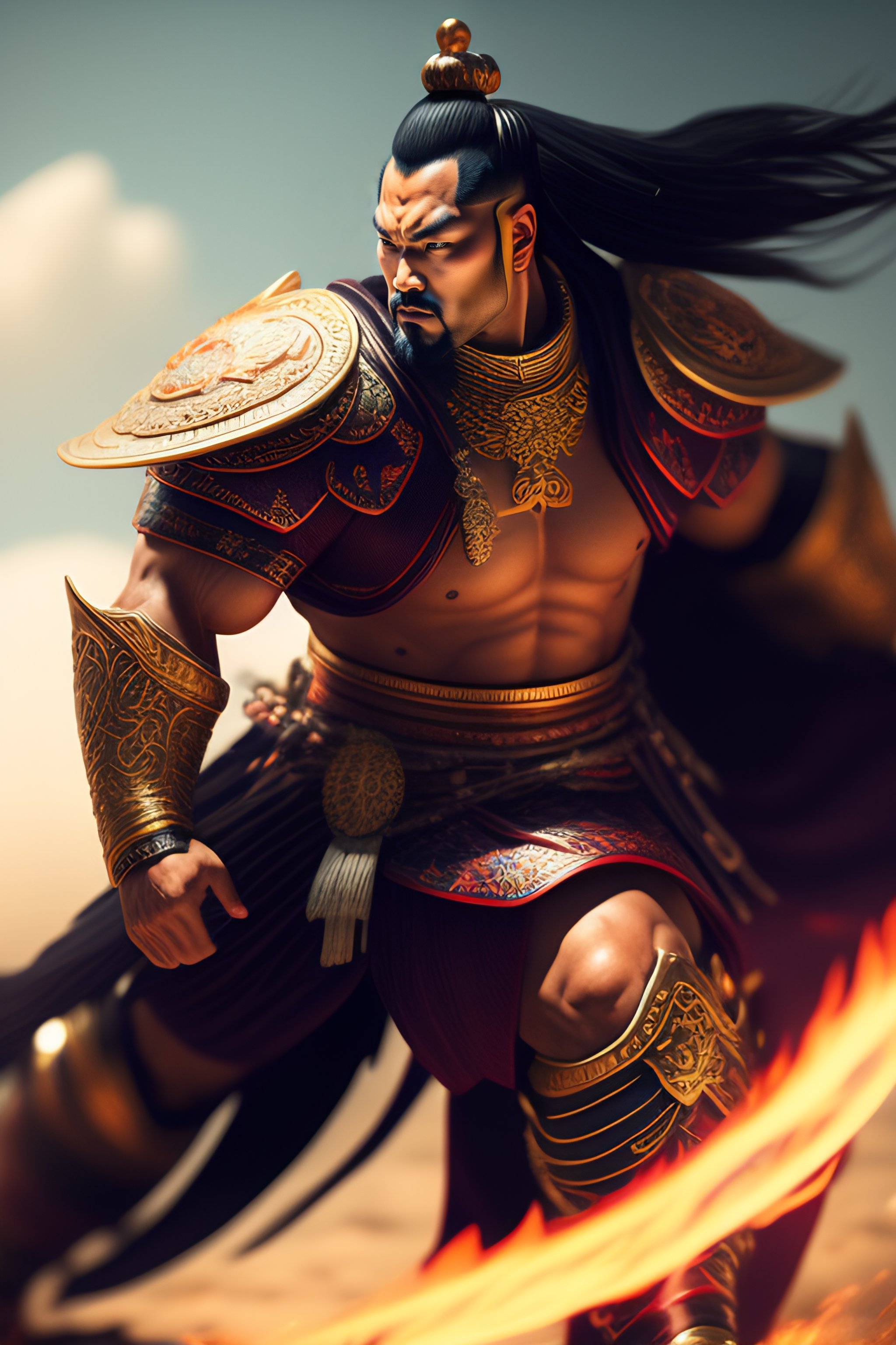 Lexica - A shogun, ultra realistic, hyper detailed, cinematic, action ...