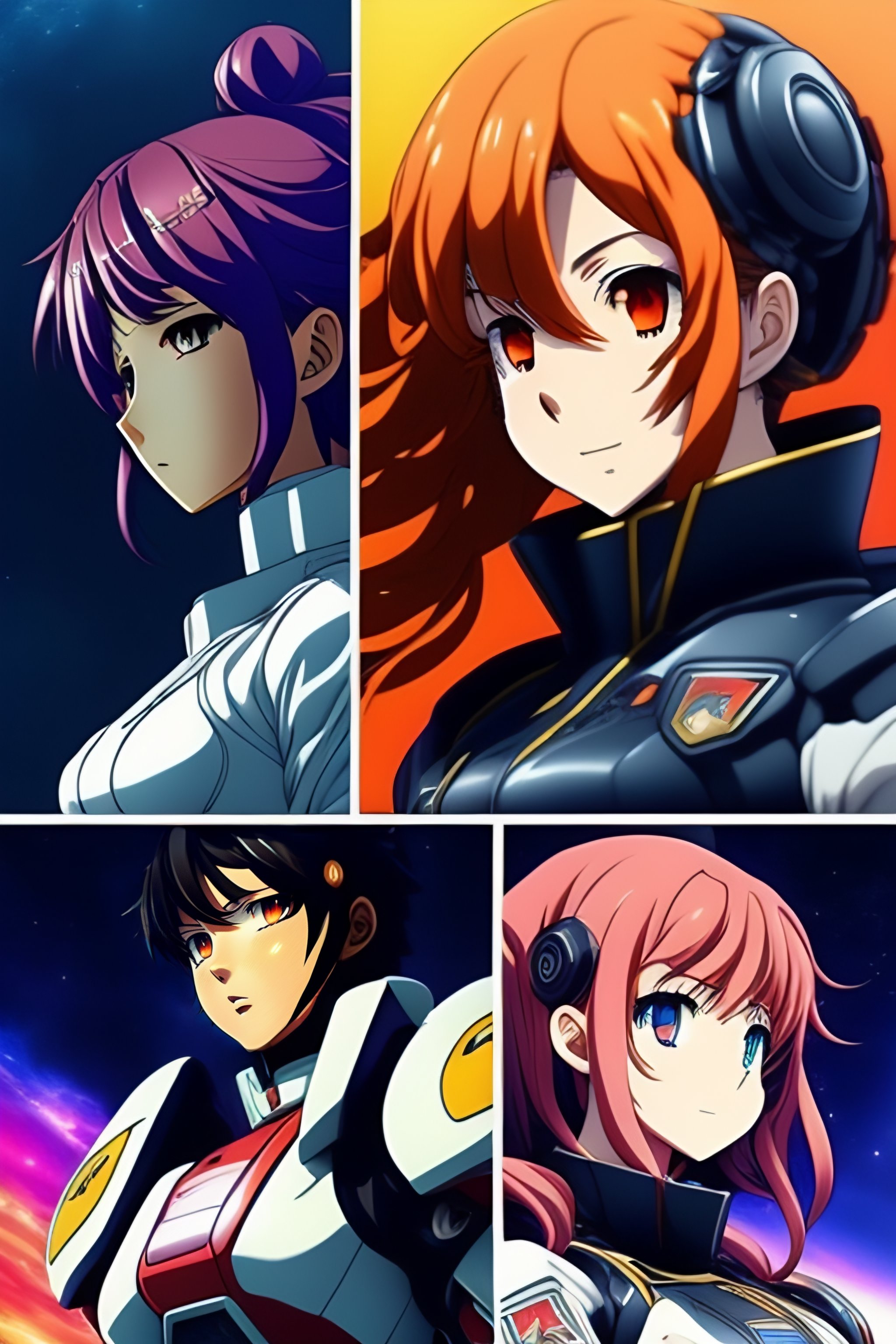 Lexica - Modern anime styled mobile suits