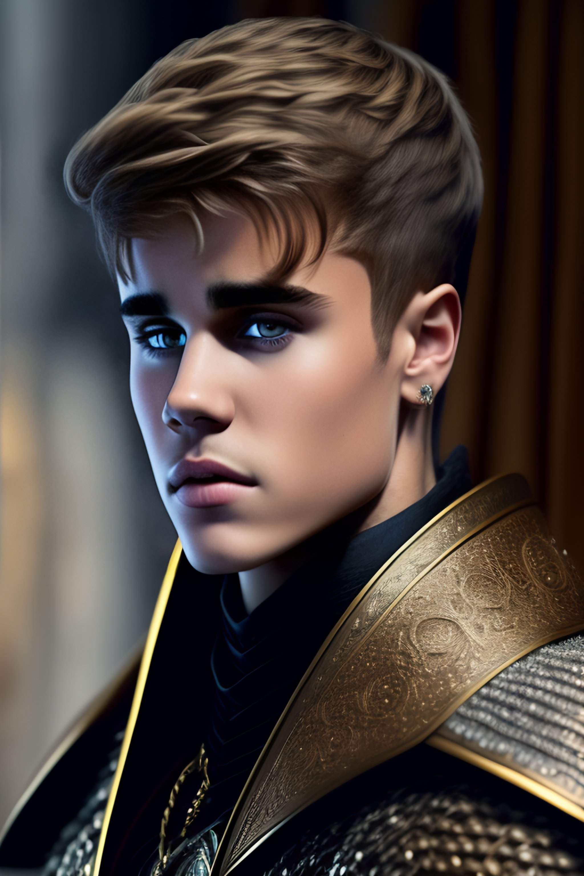 Lexica - Justin Bieber talking in game of thrones style, 8k, realistic