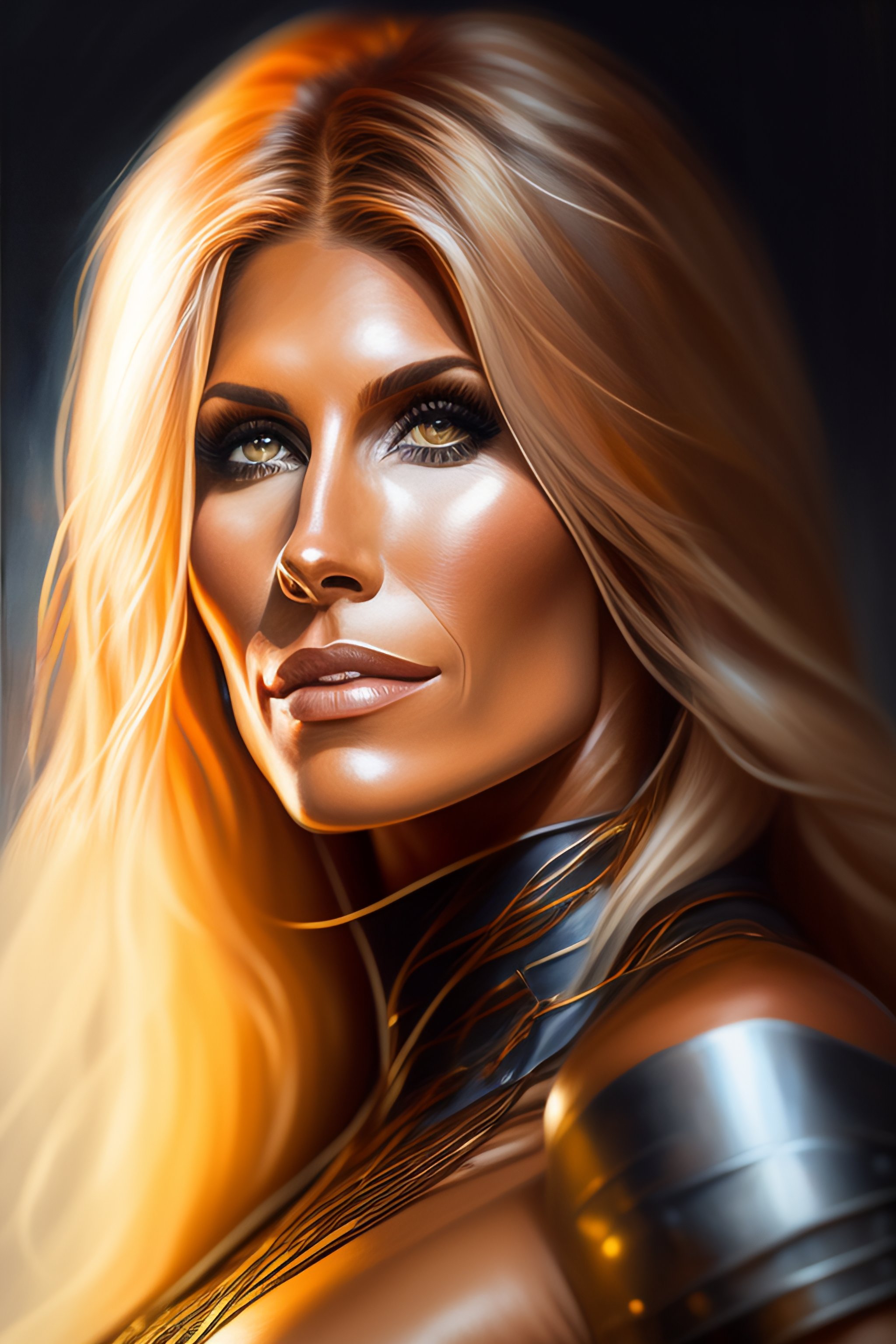 Lexica - Full length body portrait torrie wilson,copper wires web ...