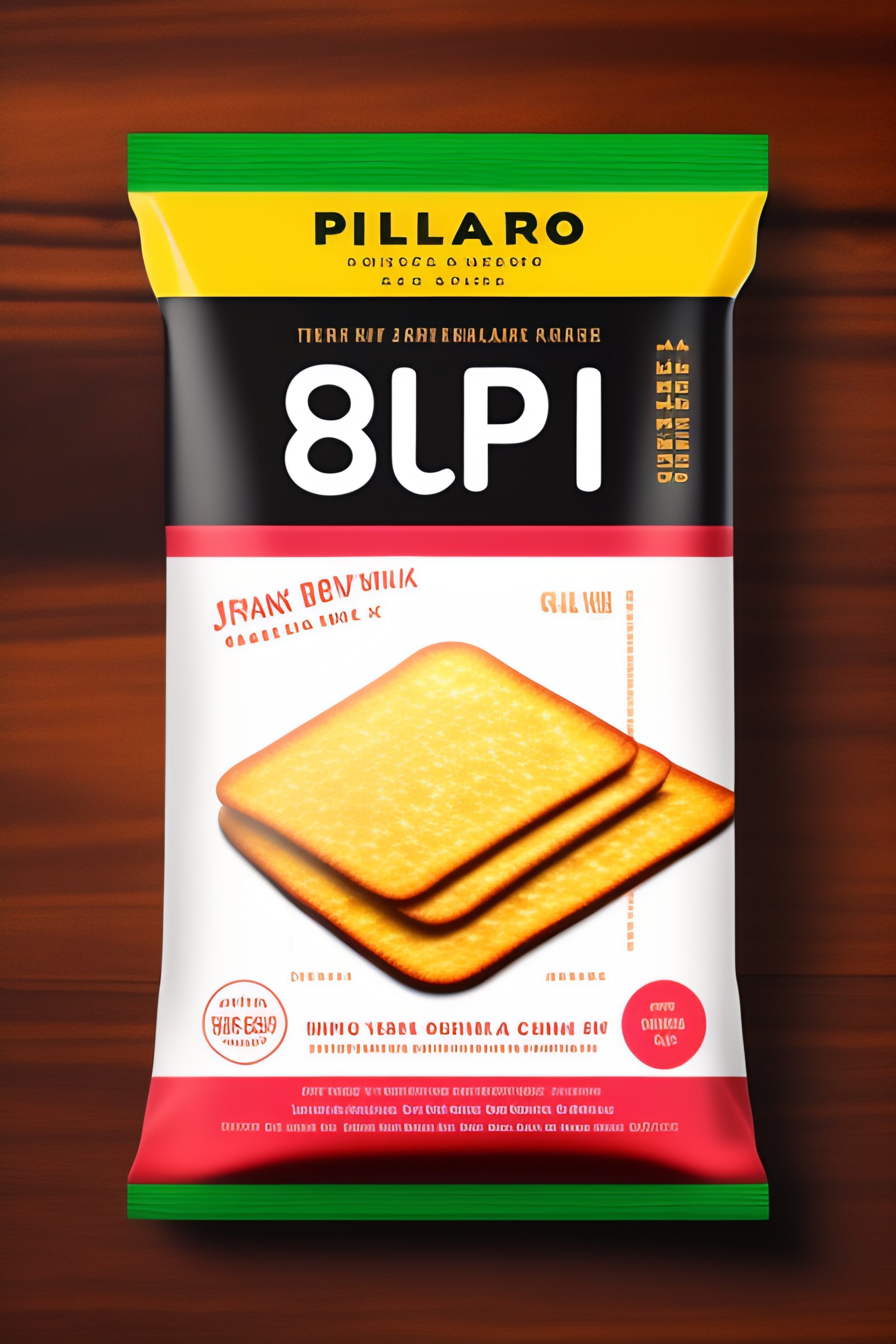 Lexica - Blank crisps packet, no favour. Show on kitchen table