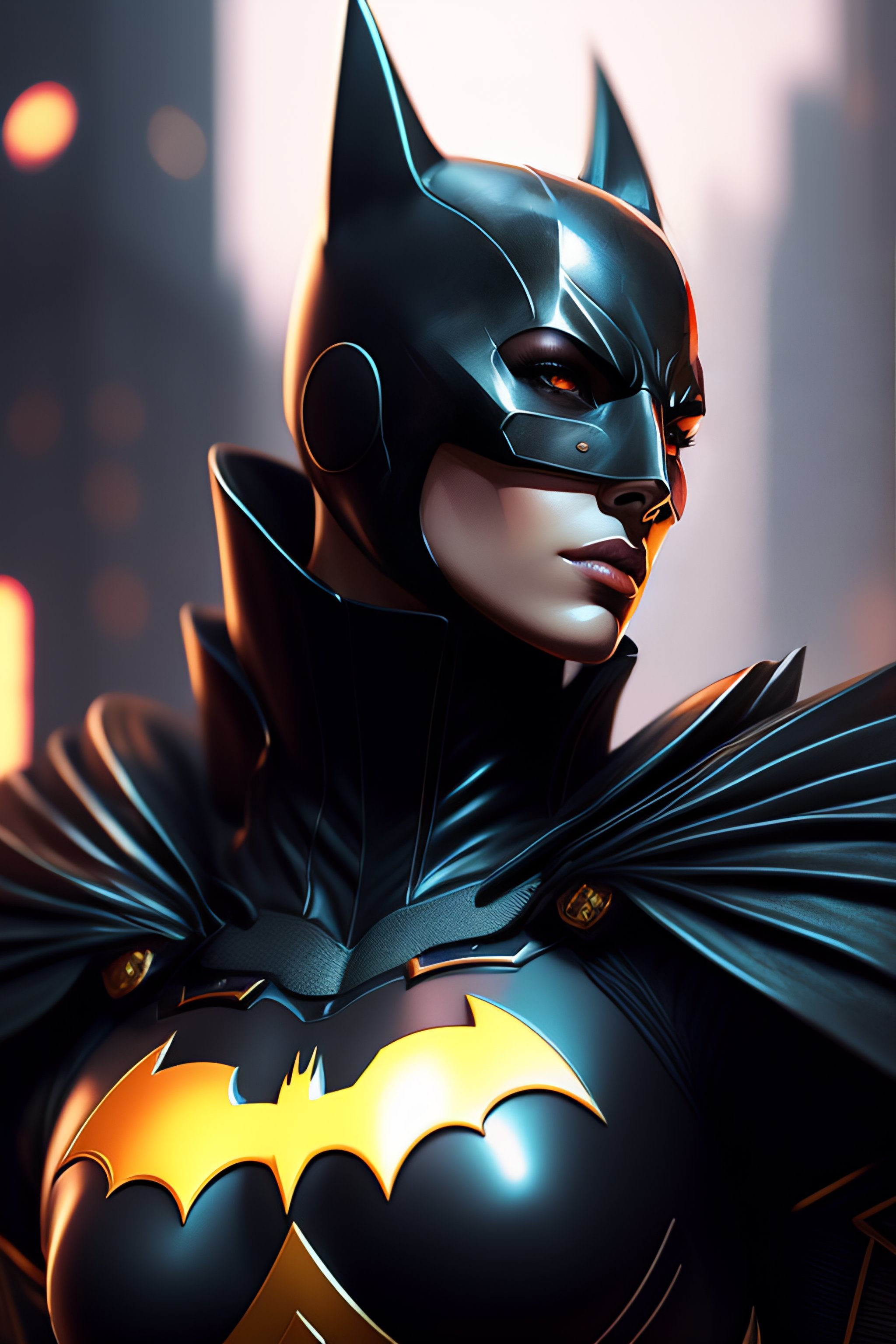 Lexica - Batman cyberpunk sharp details, sharp focus, elegant, highly ...
