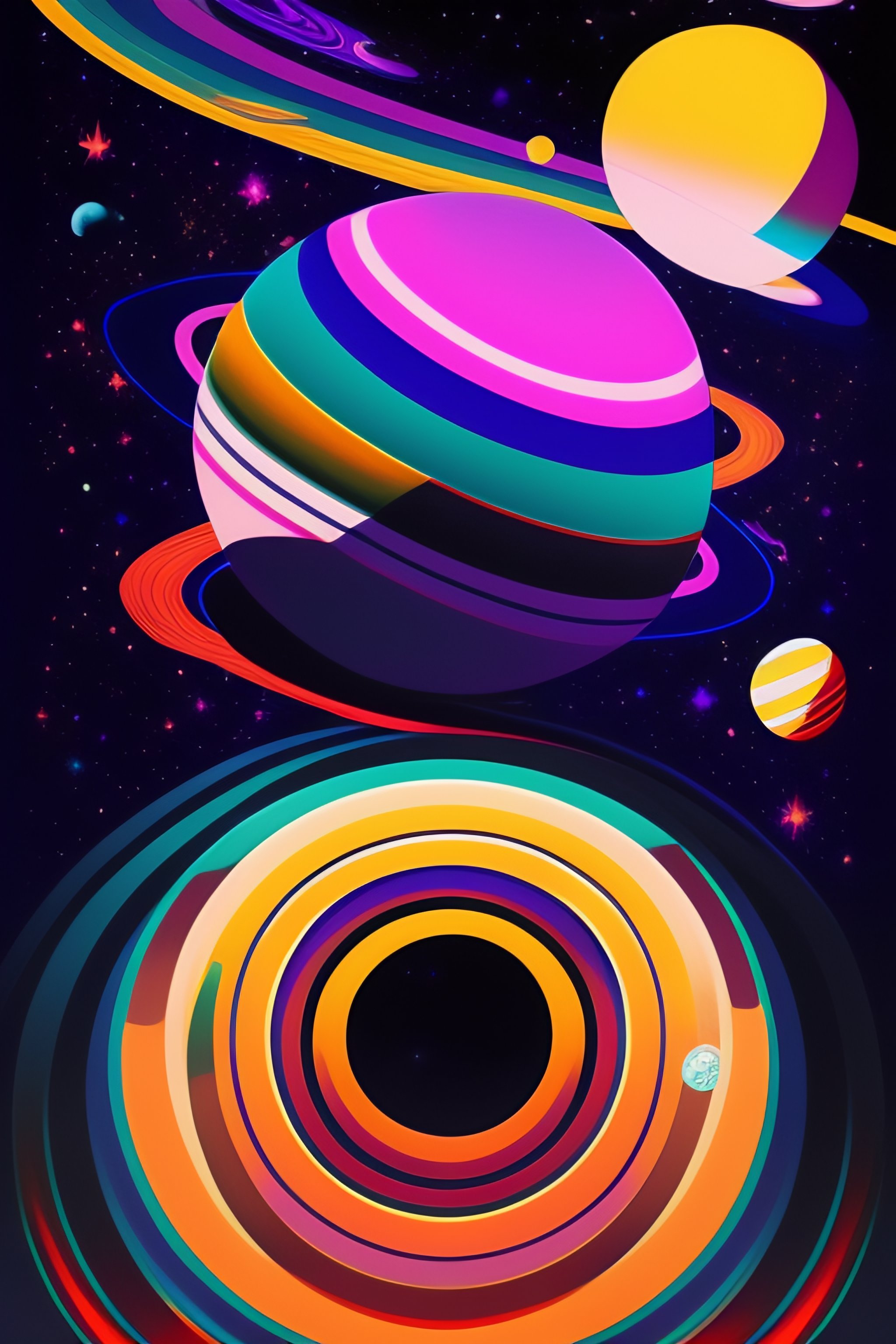 Lexica - Poster art by Tomokazu Matsuyama, featured on pixiv, space art ...